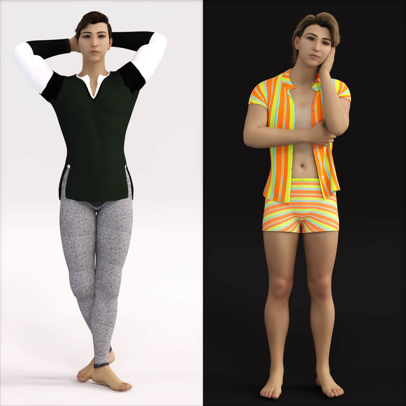 Asa for G9 Male - Daz Content by khoshekh