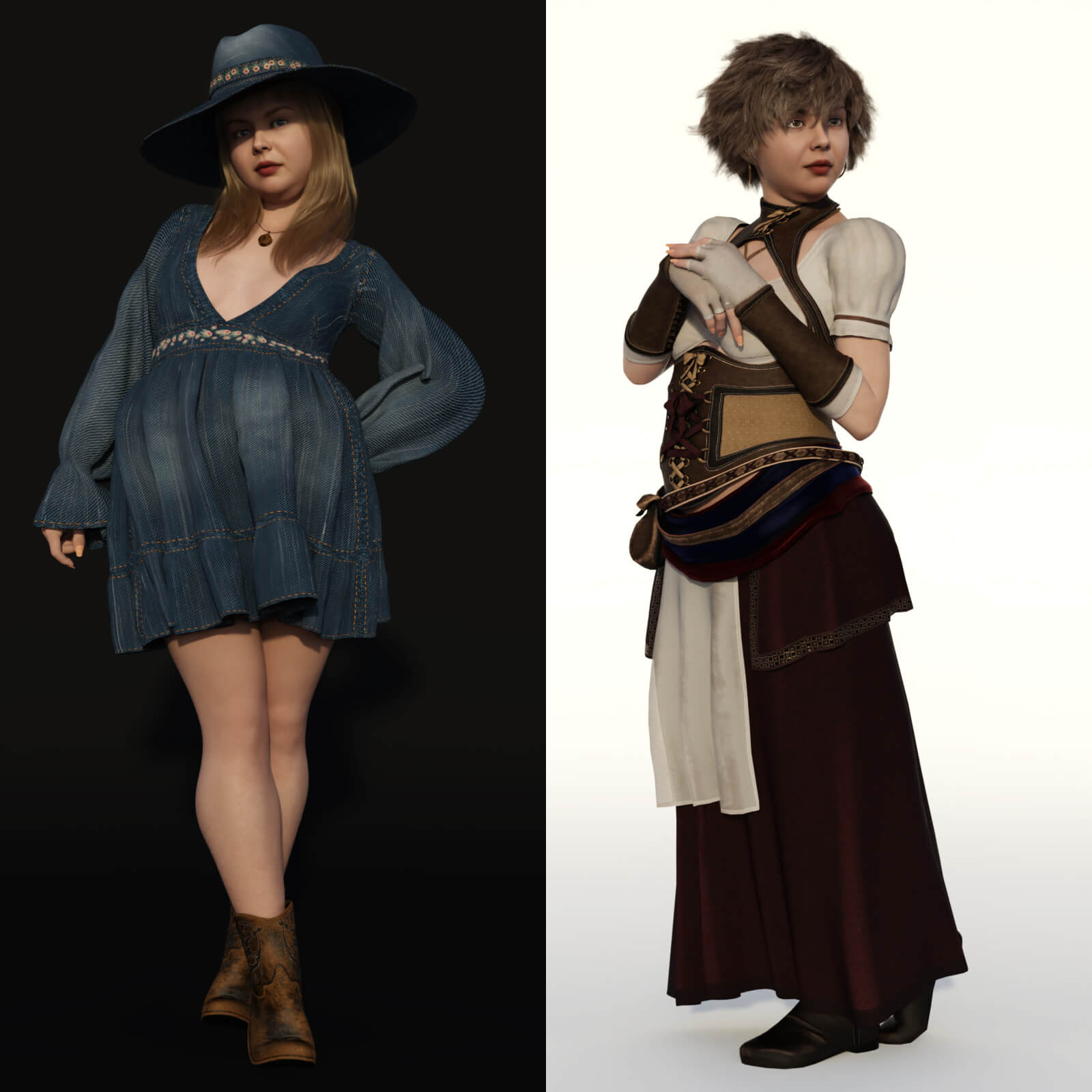 Claire for G8F and G8.1F - Daz Content by khoshekh