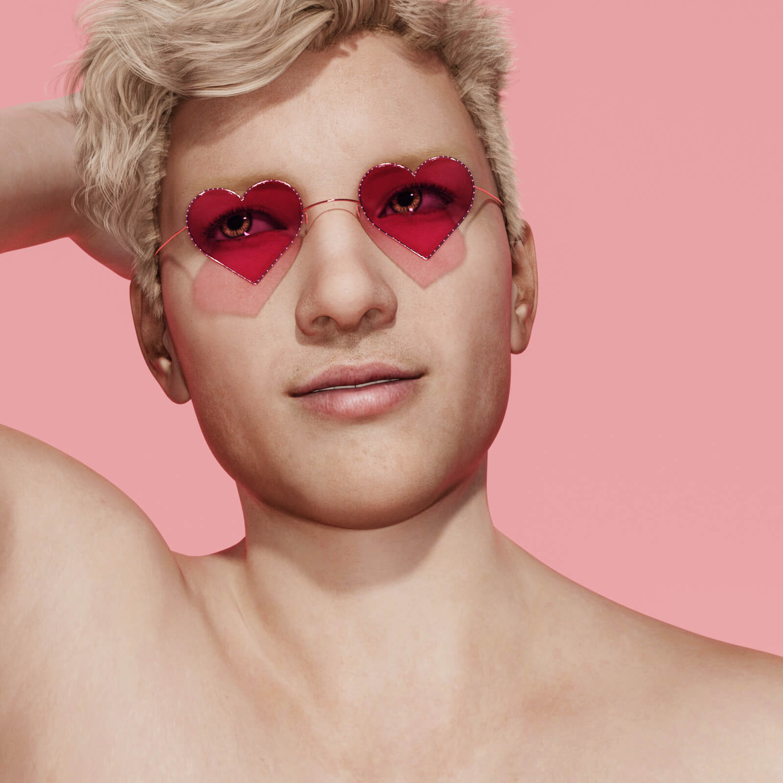 Heart Glasses for G8M - Daz Content by khoshekh