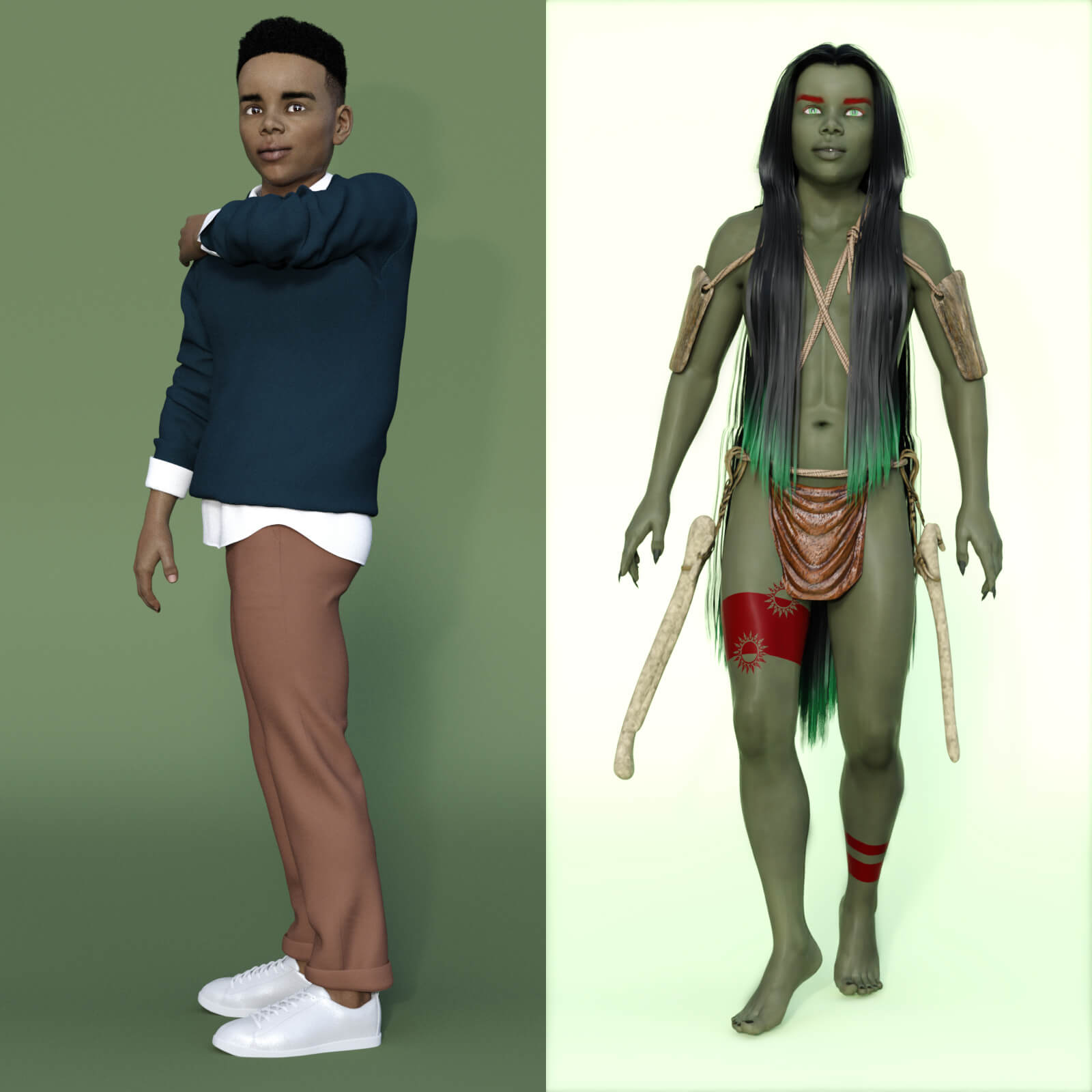 Kaue for G8M - Daz Content by khoshekh