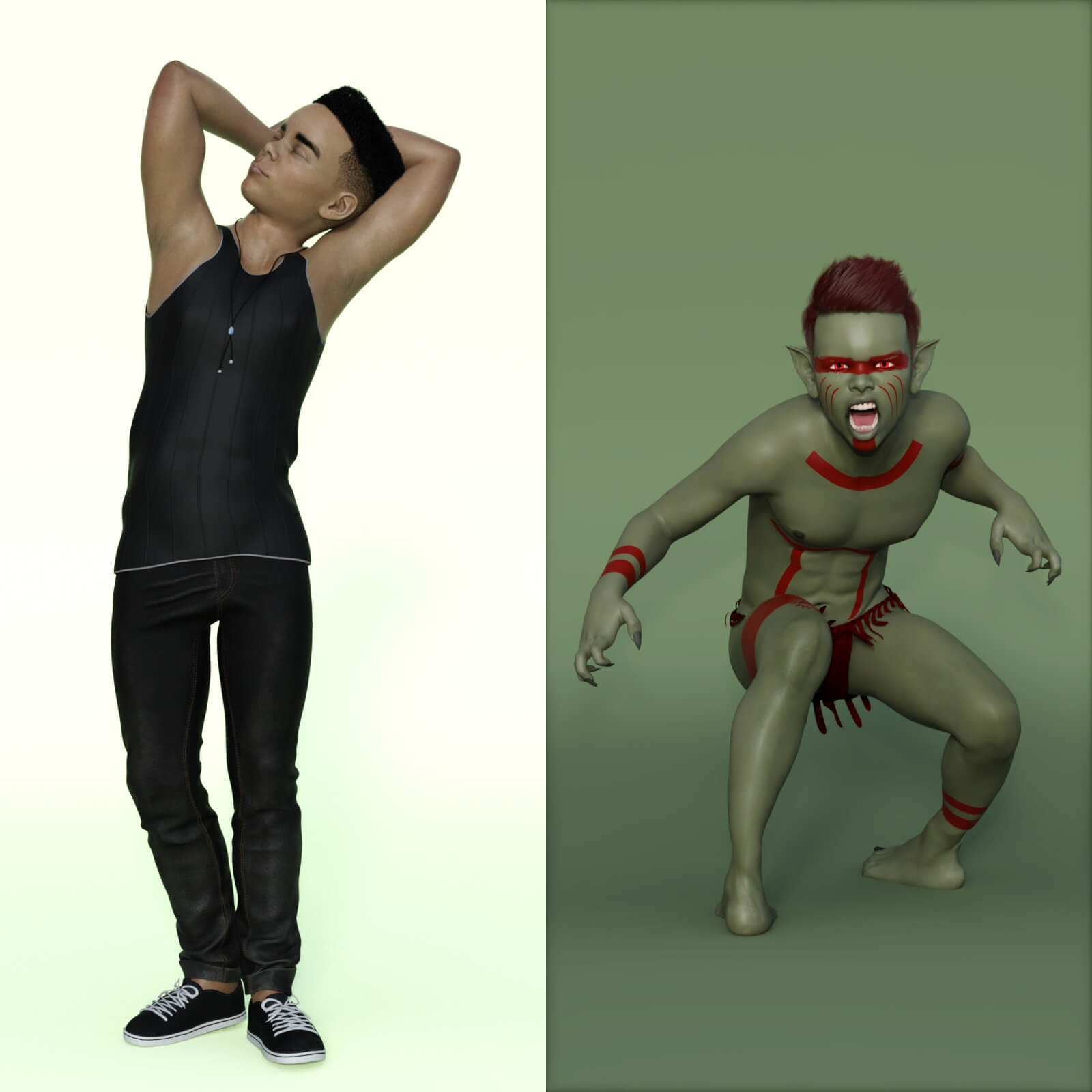 Kaue for G8M - Daz Content by khoshekh