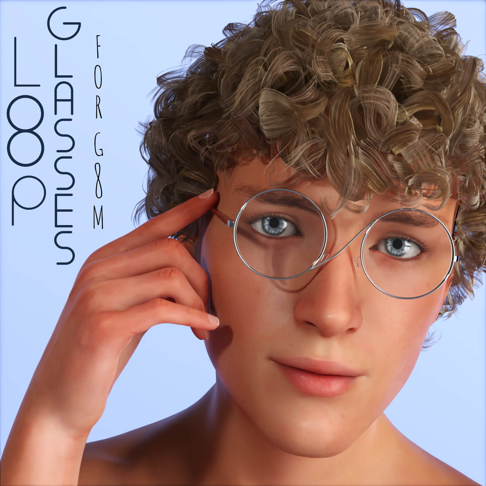 Loop Glasses for G8M - Daz Content by khoshekh
