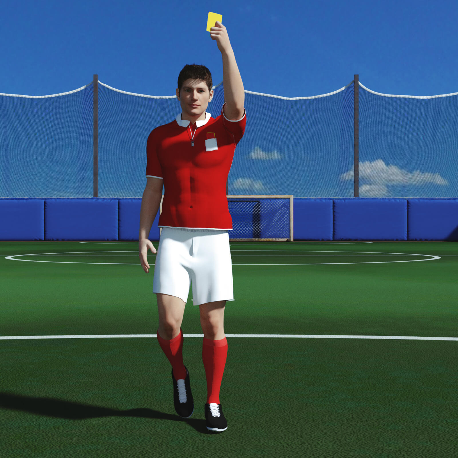 dForce Referee Outfit + Poses for G8M - Daz Content by khoshekh