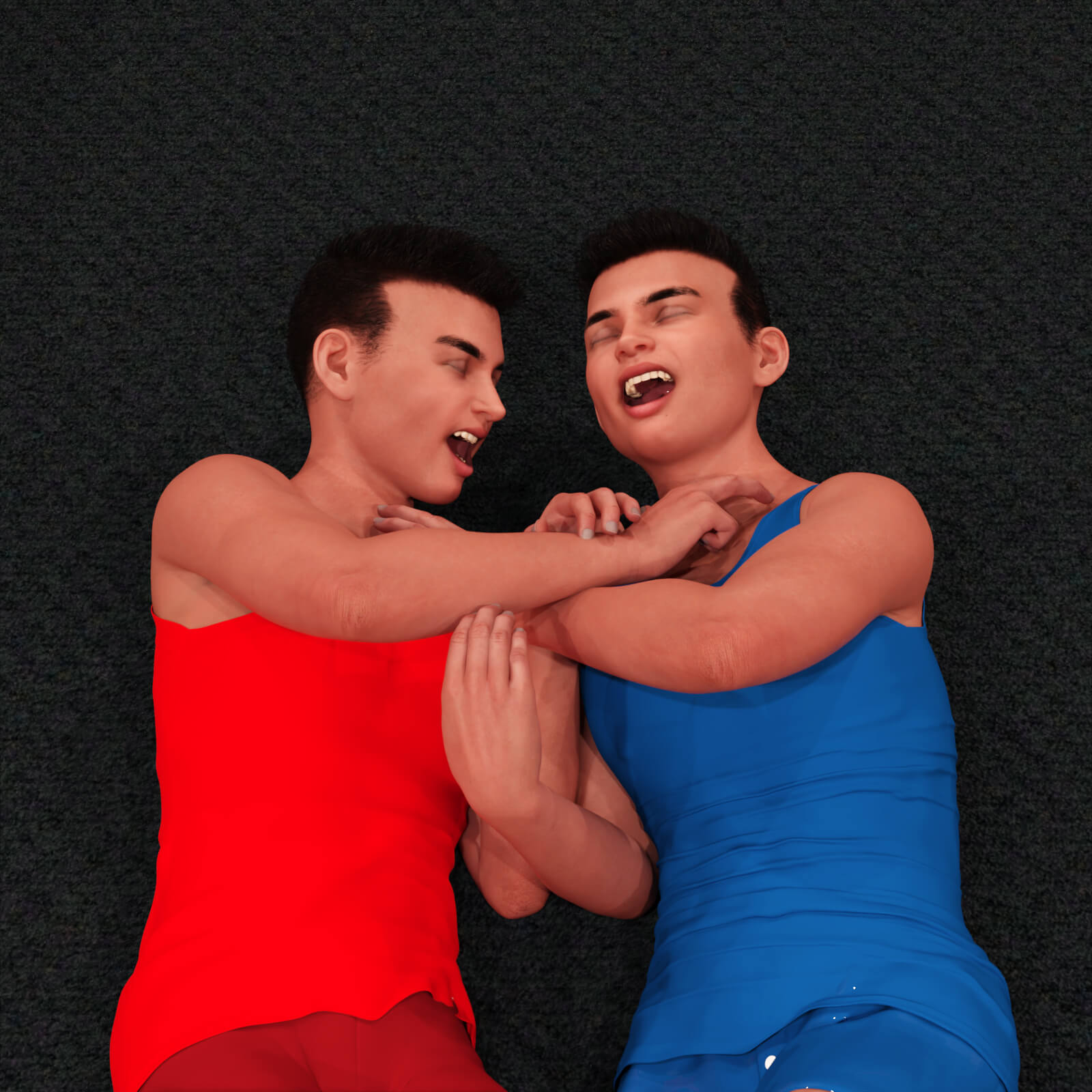 Tickle Me Pink - Tickling Poses for G8M Daz Content by khoshekh