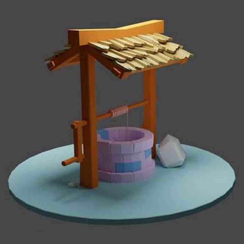 Well - 3D Model by Khsuzan