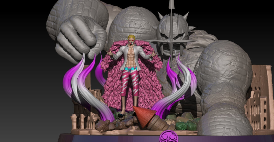 Doflamingo - One Piece - 3D Print by khuongph123