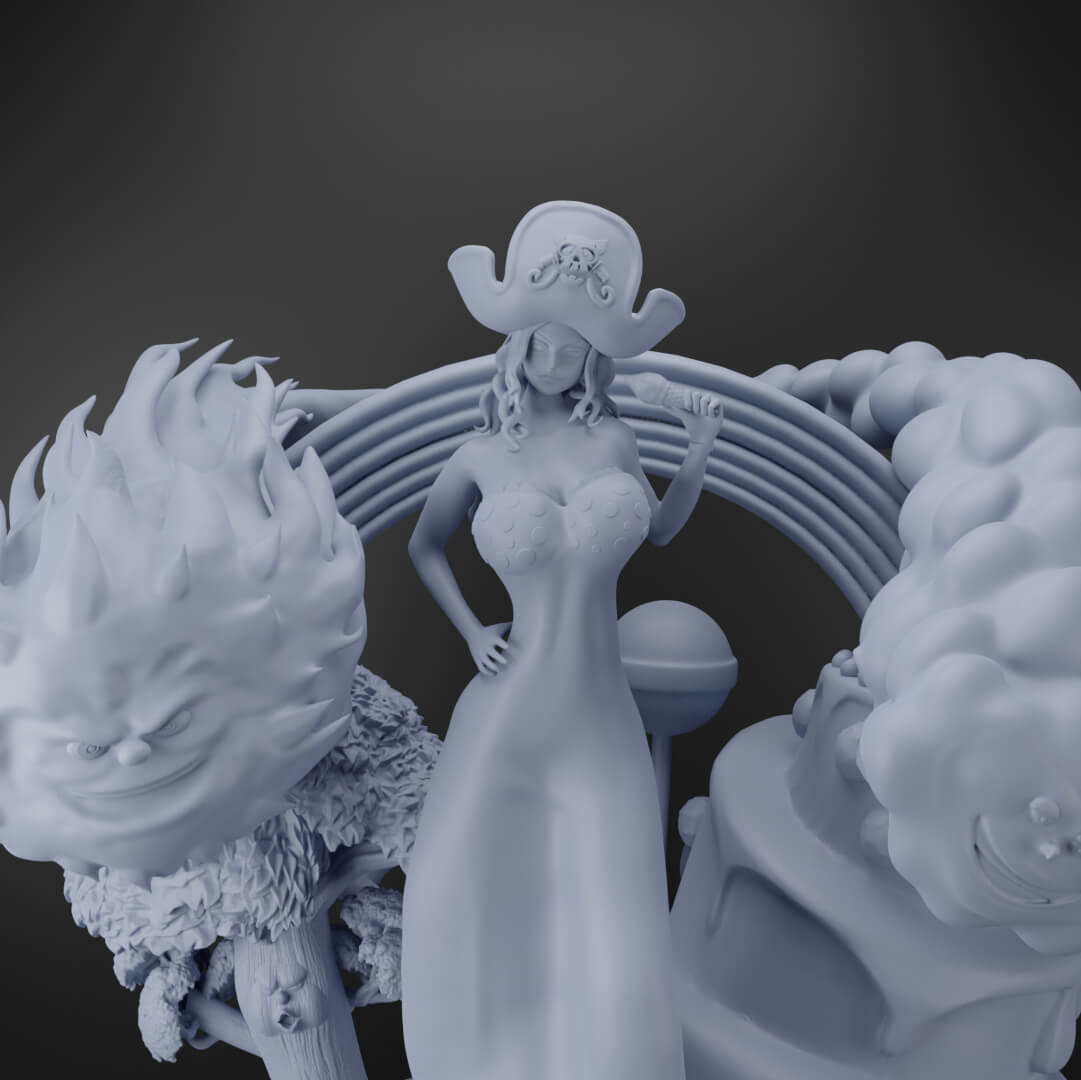 Young Charlotte Linlin (Big Mom) - Onepiece - 3D Print by khuongph123