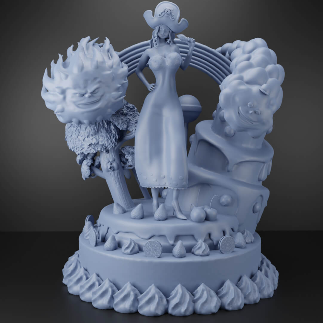 Young Charlotte Linlin (Big Mom) - Onepiece - 3D Print by khuongph123