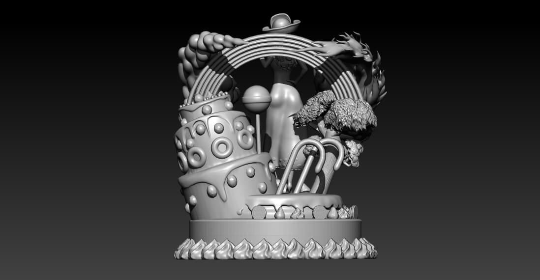 Young Charlotte Linlin (Big Mom) - Onepiece - 3D Print by khuongph123