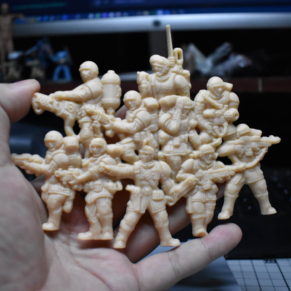 Cadian Shock Troops.Bas-Relief.stl 3D Model by Kickonster