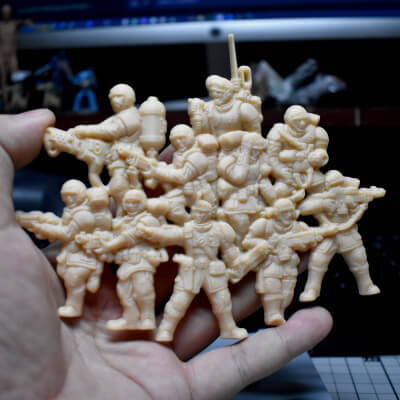 Cadian Shock Troops.Bas-Relief.stl 3D Model by Kickonster