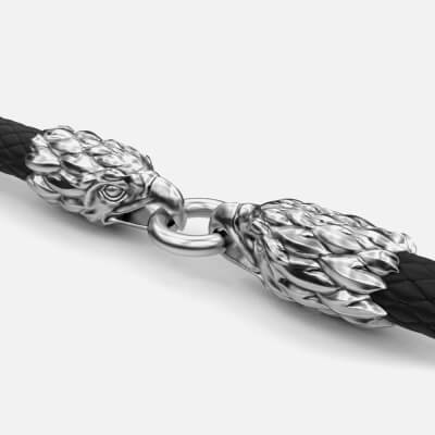 End Pieces for Bracelets 5 MM Eagle - 3D Model by Kickonster