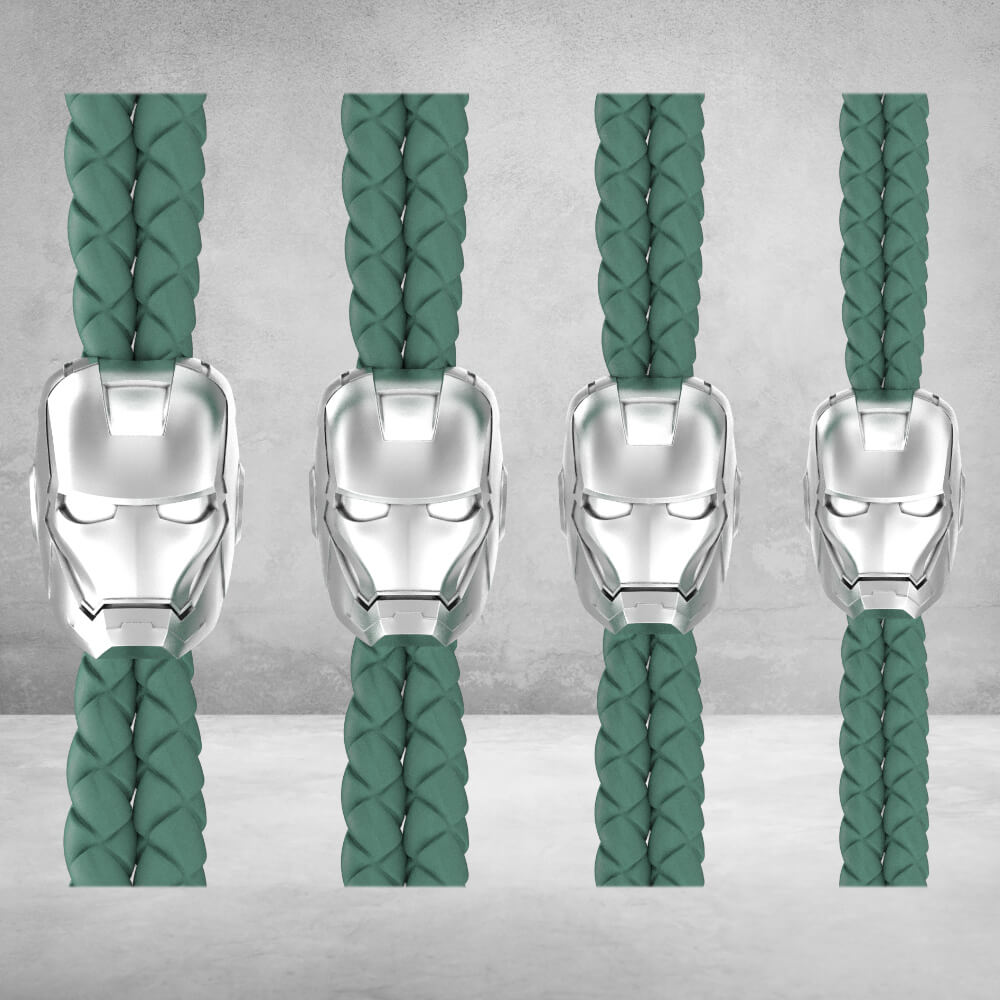 Iron Man Helmet Bead - 3D Model by Kickonster