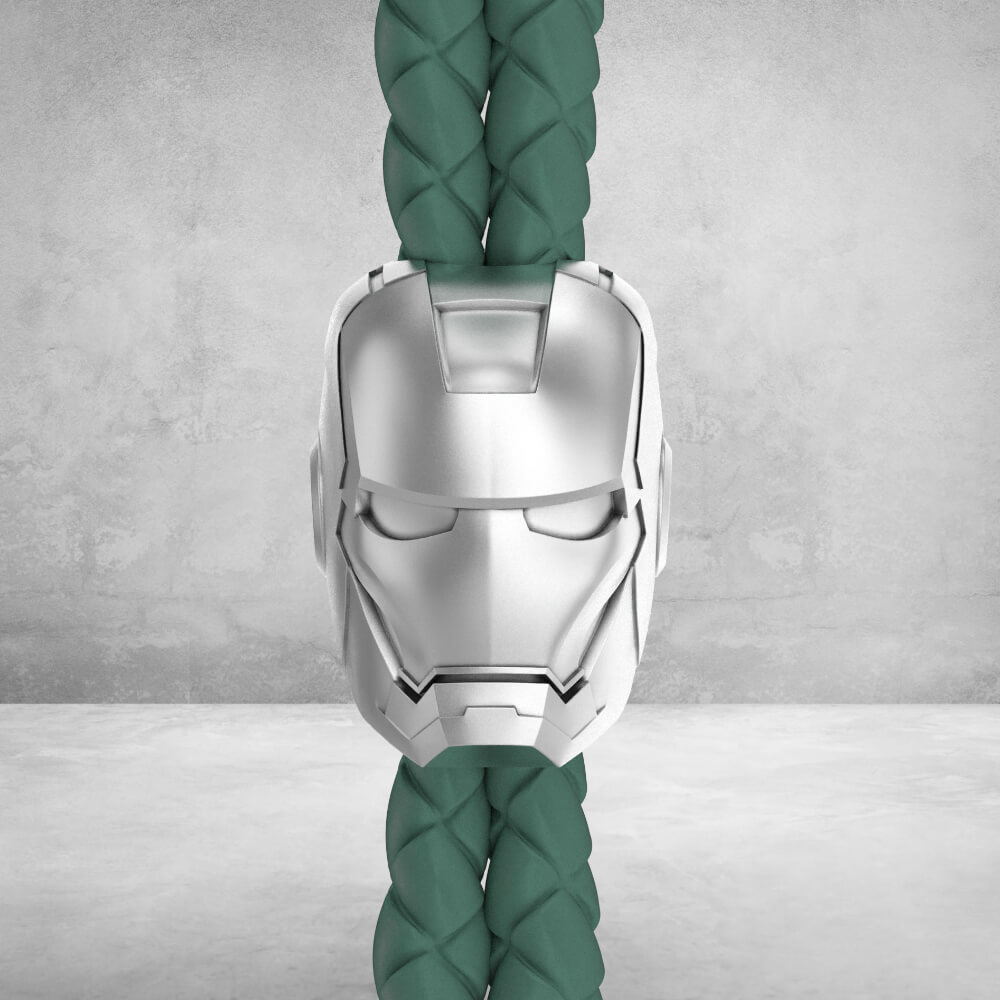 Iron Man Helmet Bead - 3D Model by Kickonster