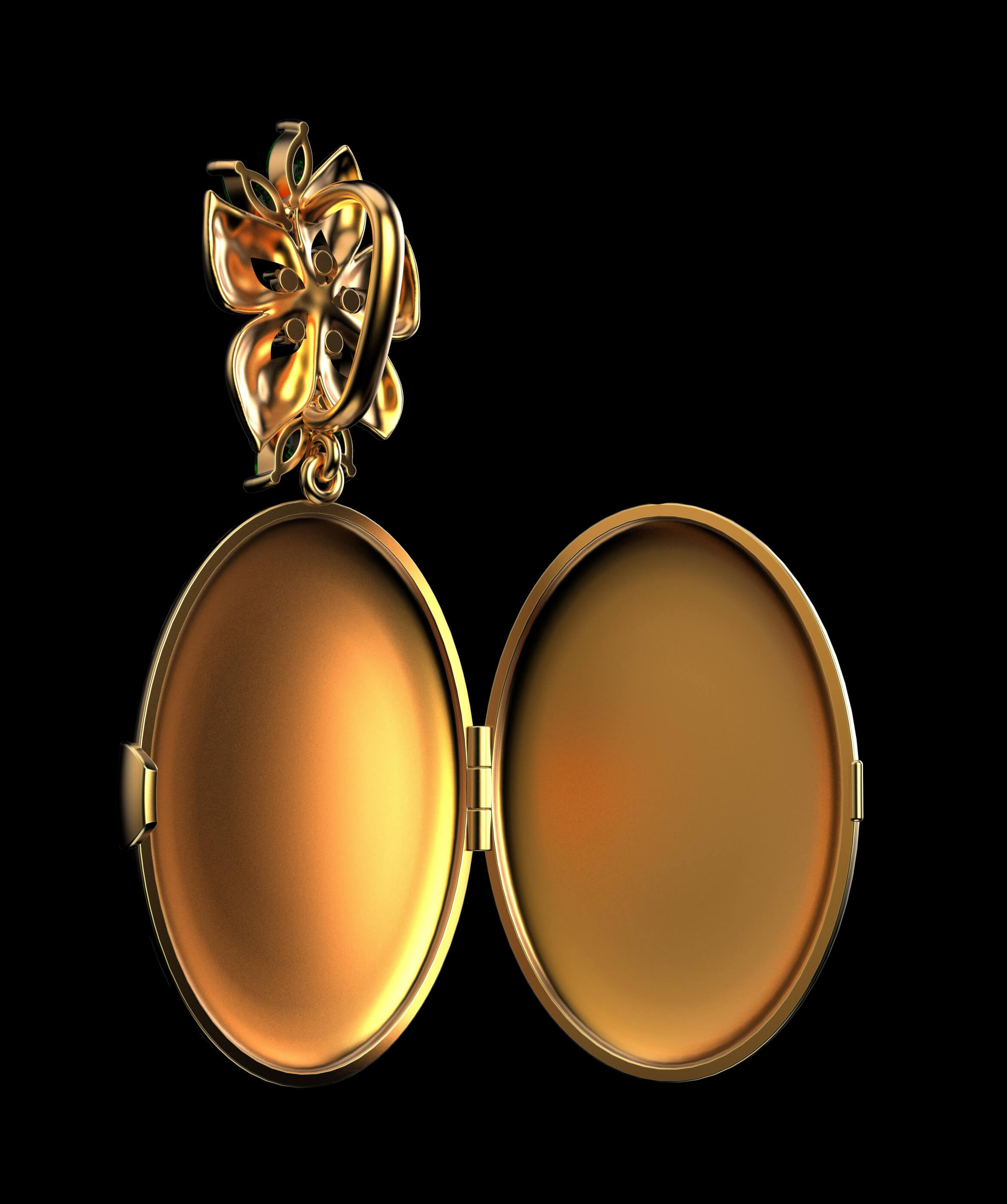 Jewel Pendant P006 - 3D Print Model by Kickonster