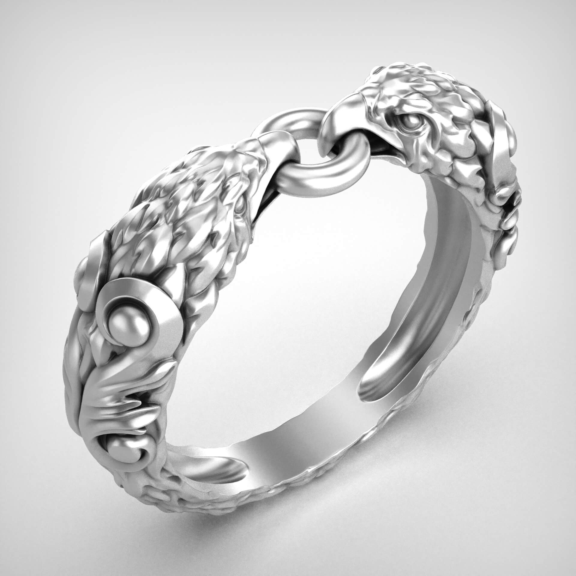 Jewel Ring R166 - 3D Print Model by Kickonster
