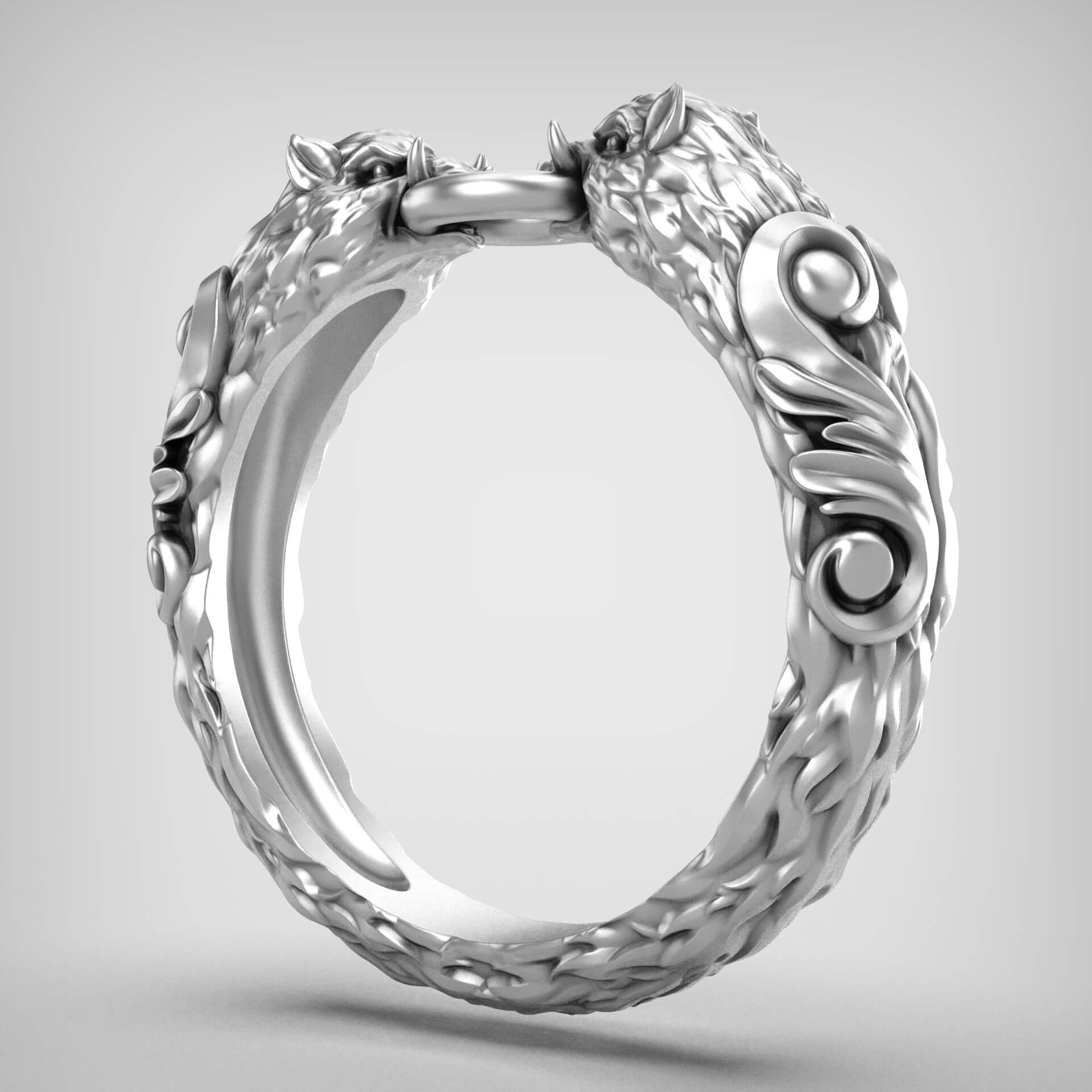 Jewel Ring R174 - 3D Print Model by Kickonster
