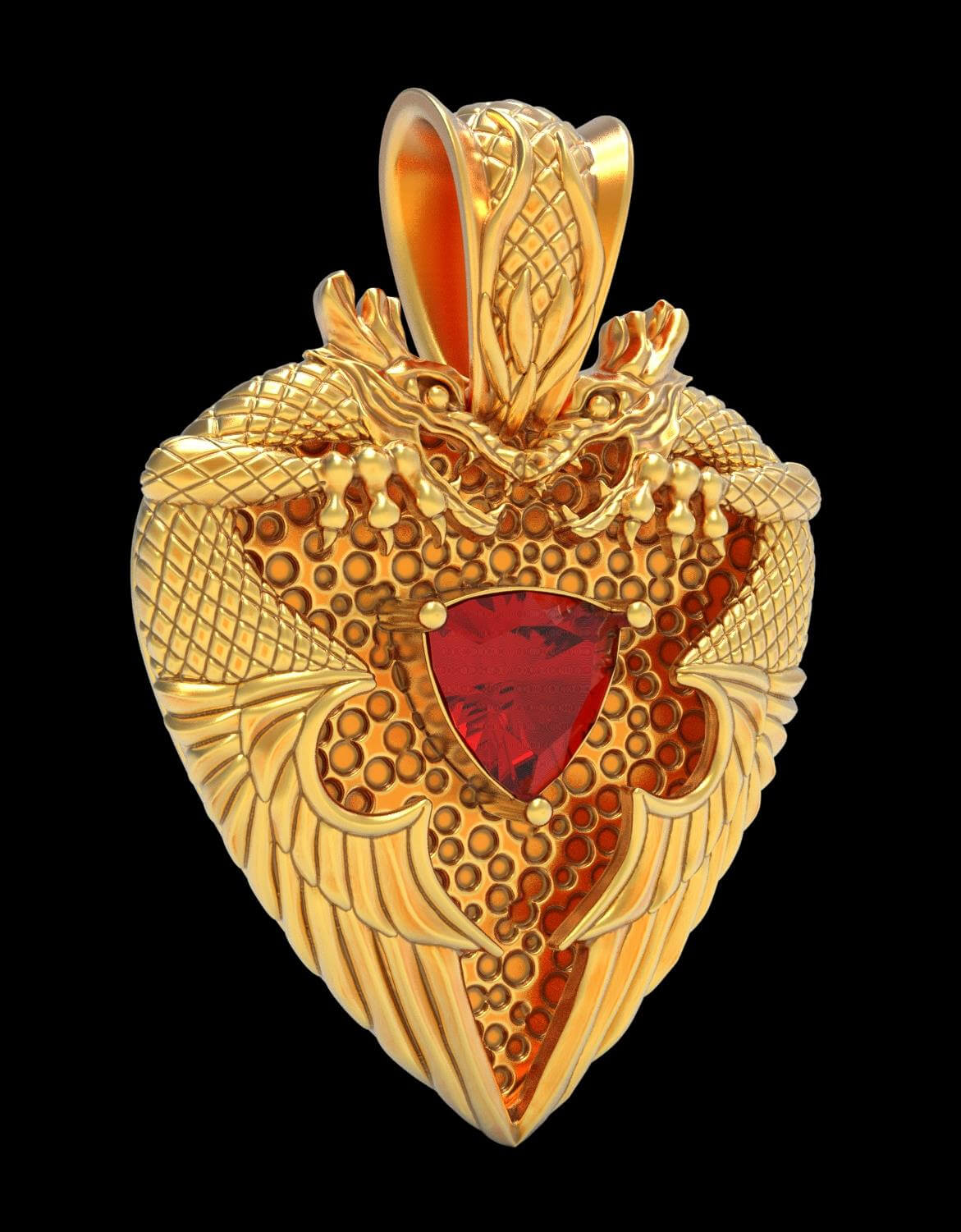 Pendant P013 - 3D Print Model by Kickonster