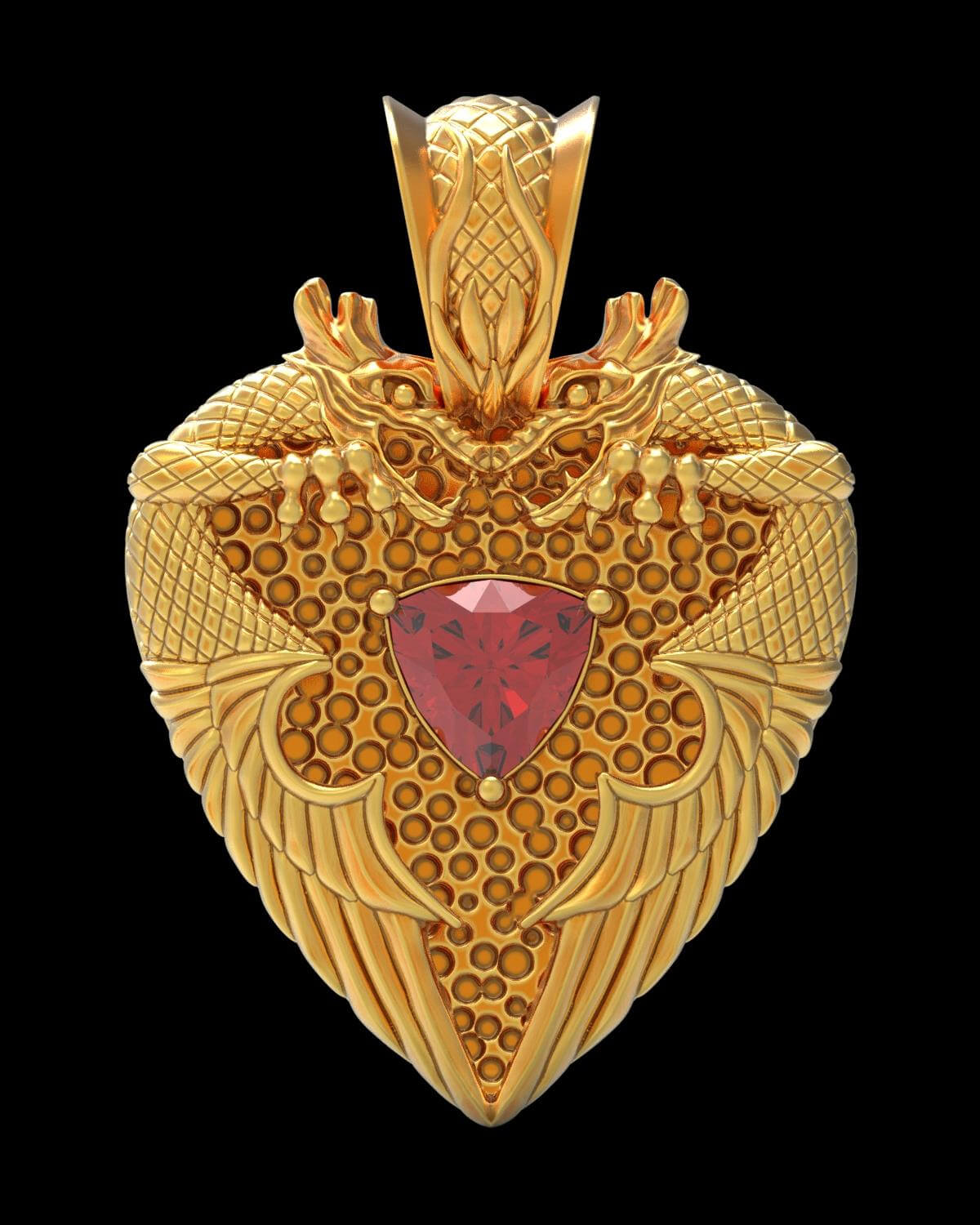 Pendant P013 - 3D Print Model by Kickonster