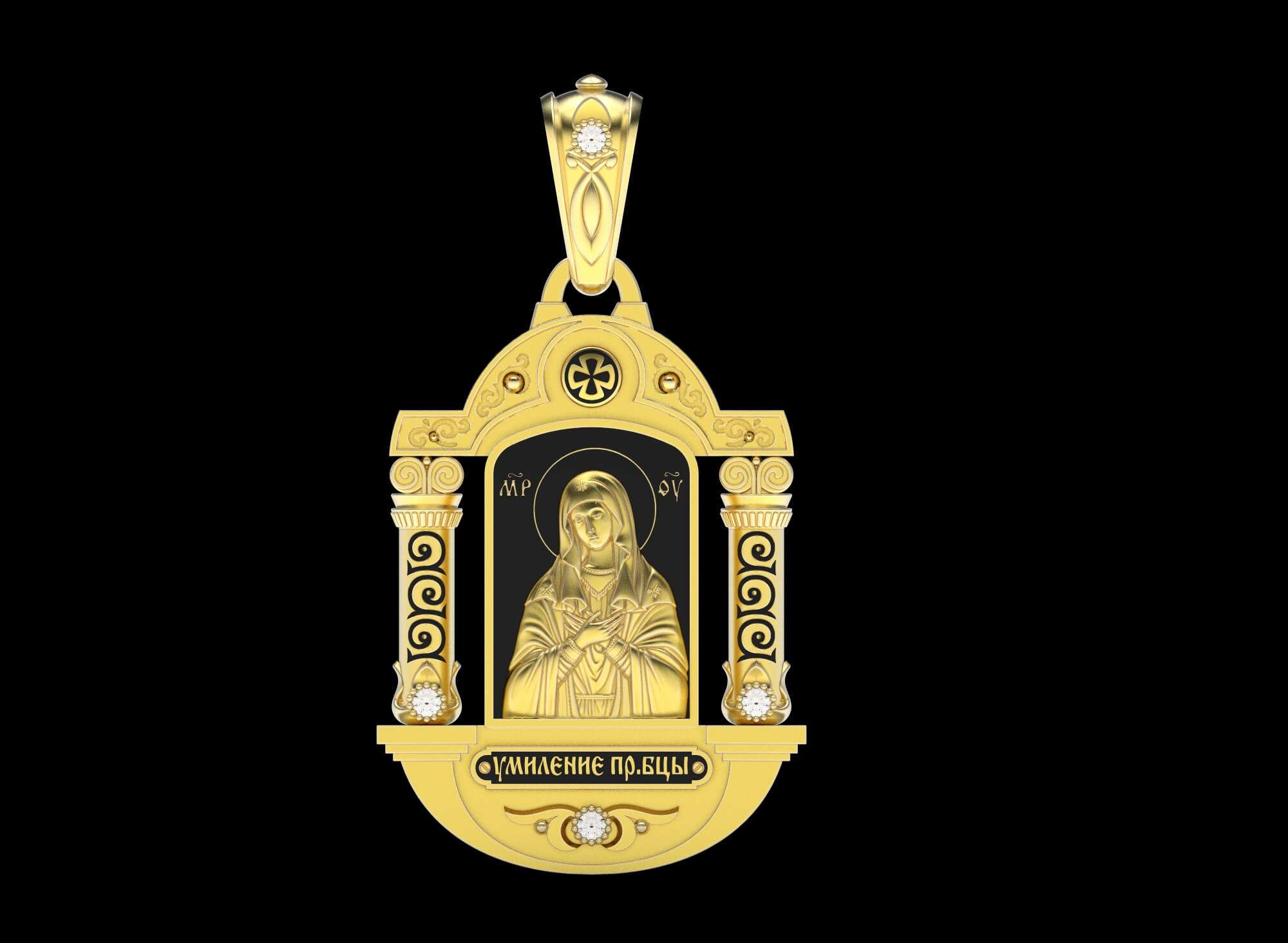 Pendant P017 - 3D Print Model by Kickonster