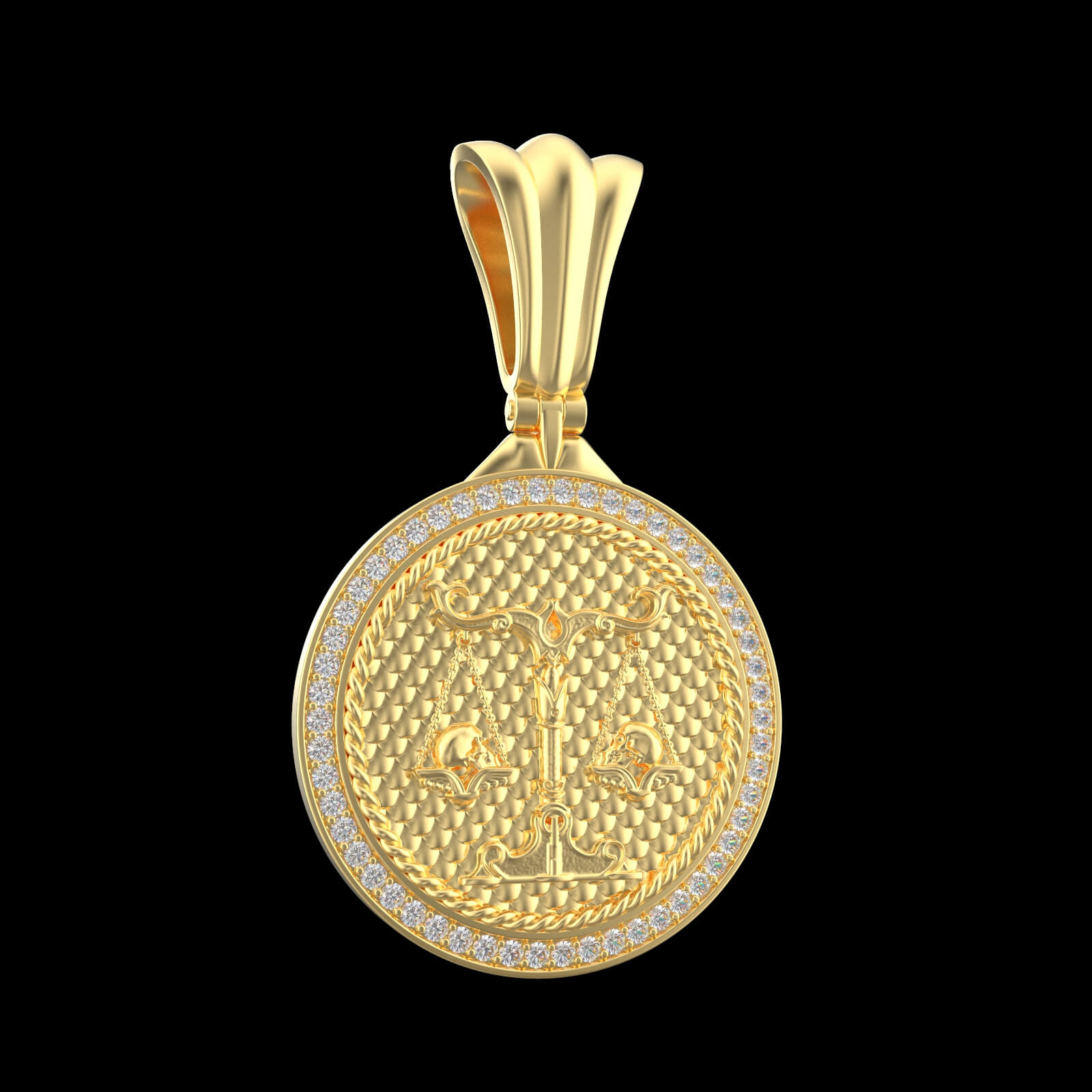 Pendant P057 Libra - 3D Model by Kickonster