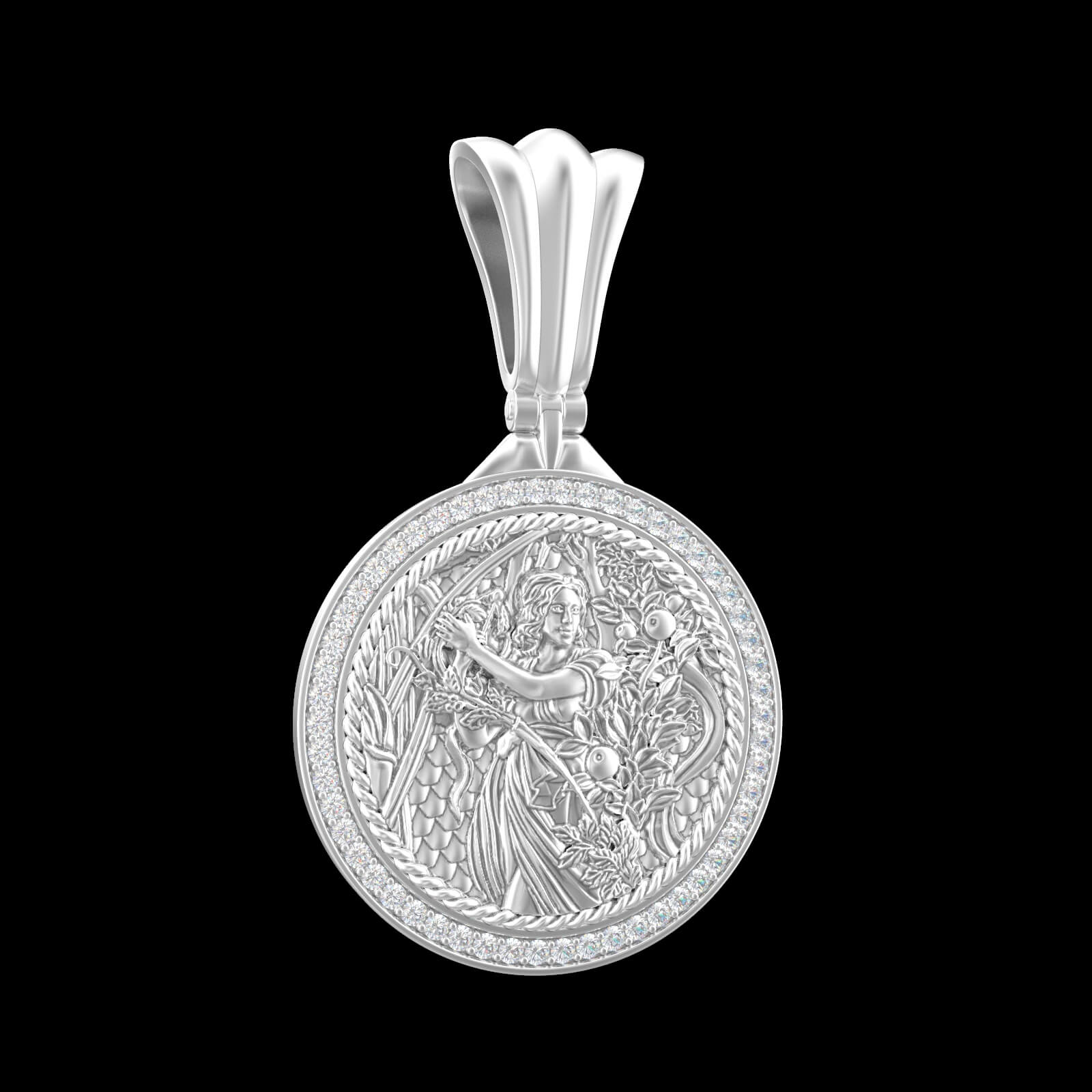 Pendant P059 Virgo - 3D Model by Kickonster