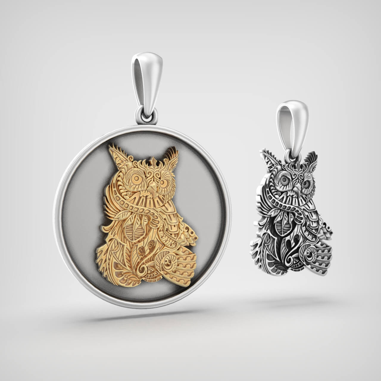 Pendant P099 - 3D Model by Kickonster