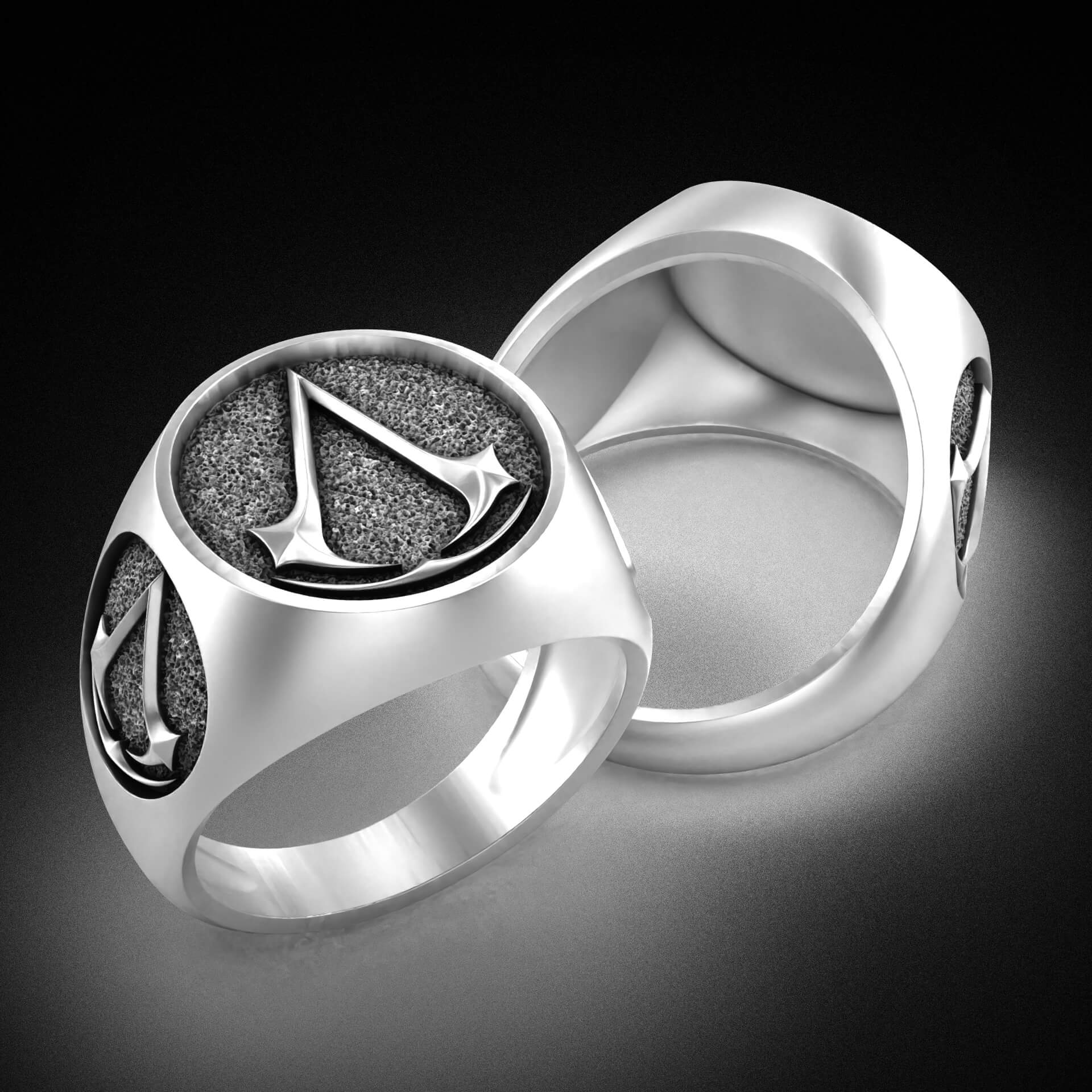 Ring R194 Assassins - 3D Print Model by Kickonster