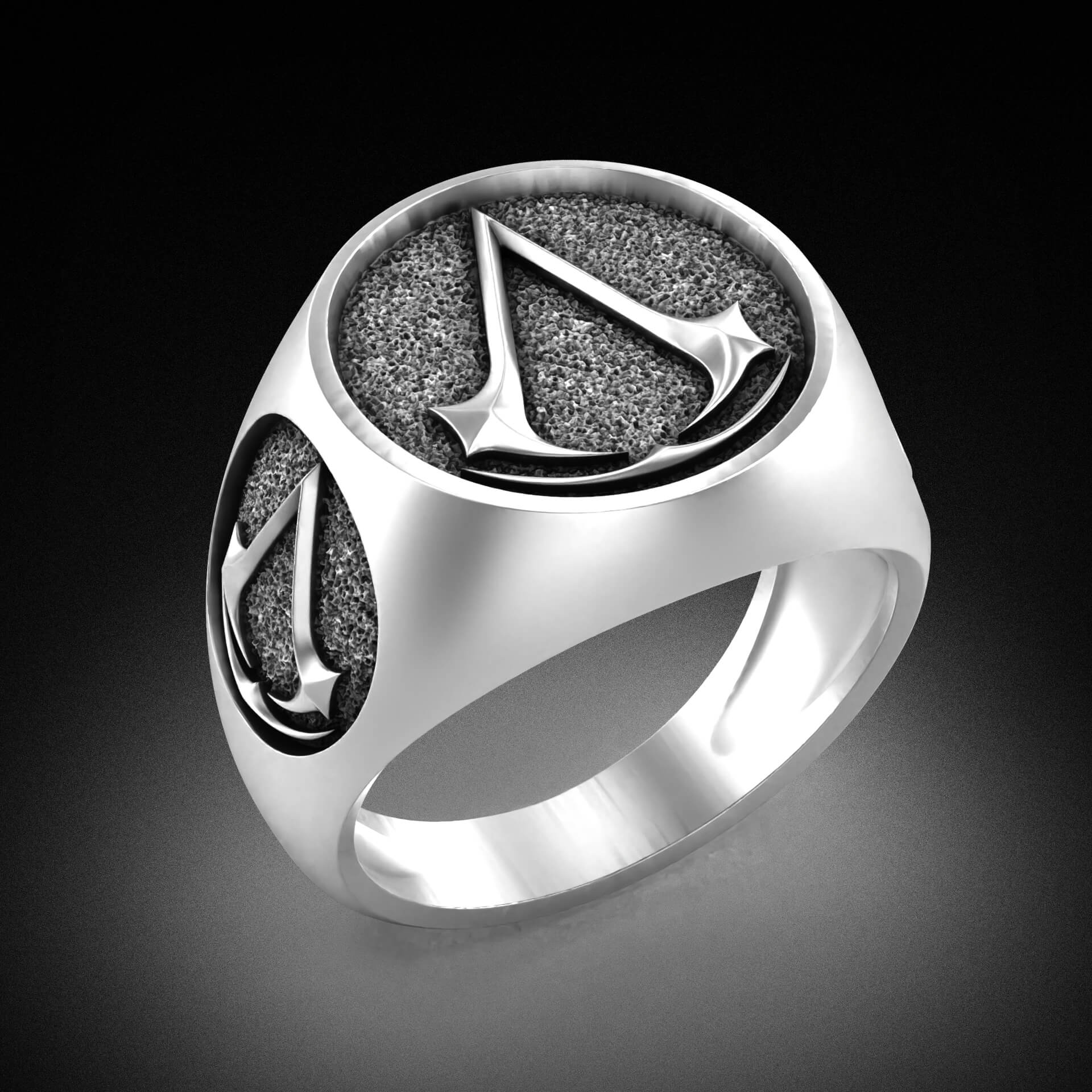 Ring R194 Assassins - 3D Print Model by Kickonster