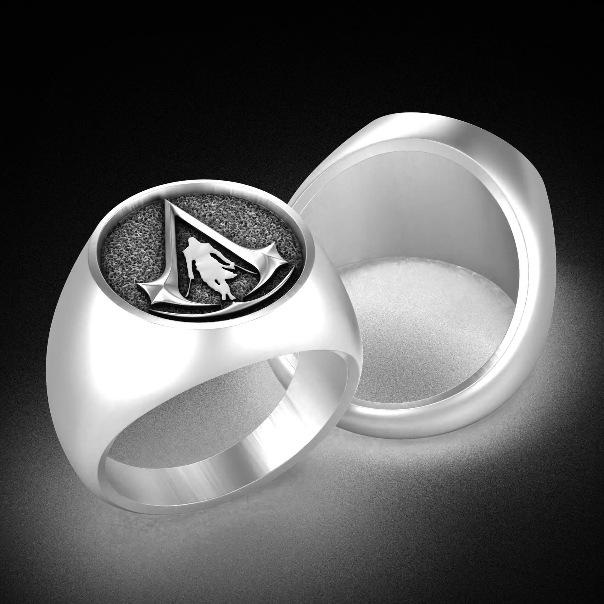 Ring R198 Assassins - 3D Print Model by Kickonster