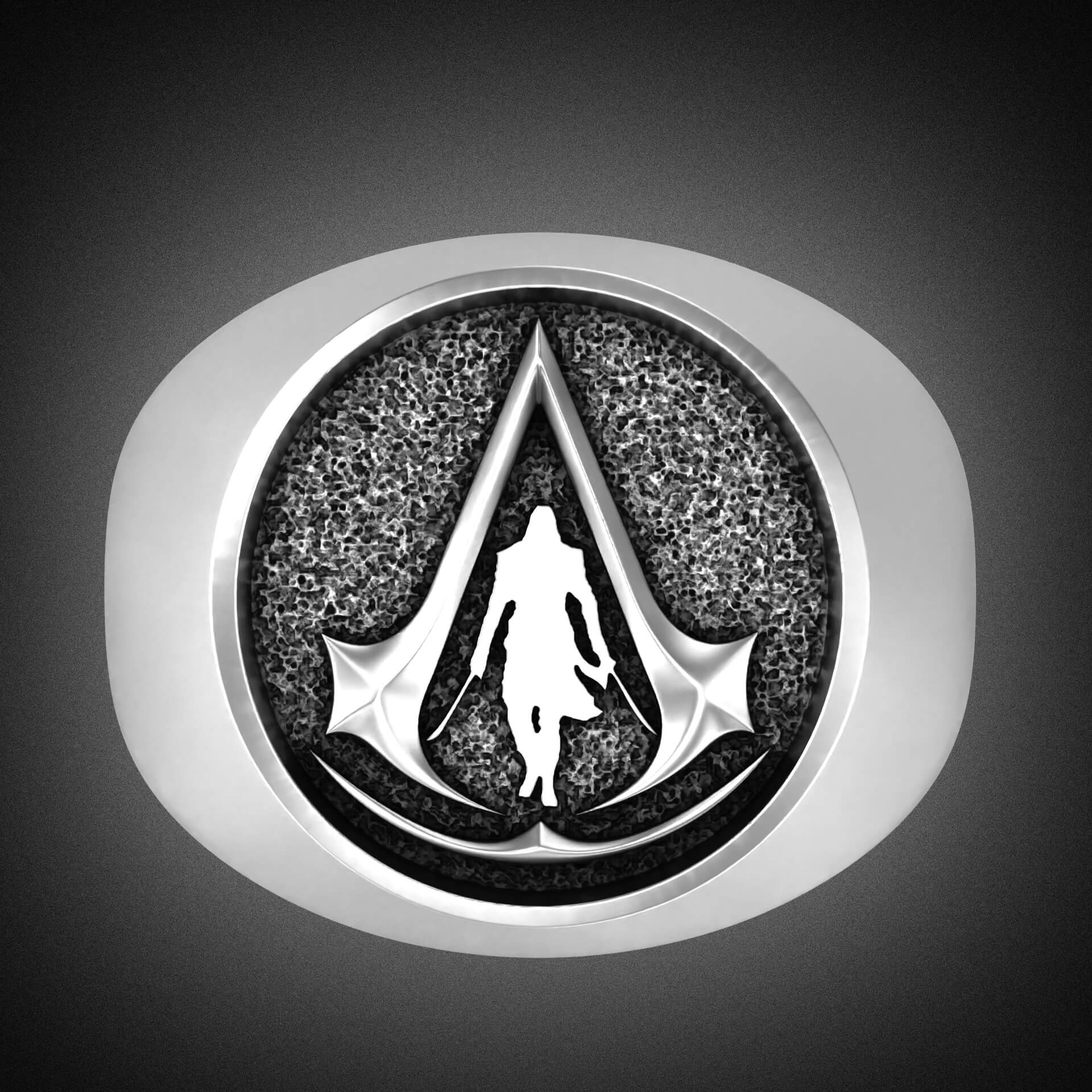 Ring R198 Assassins - 3D Print Model by Kickonster