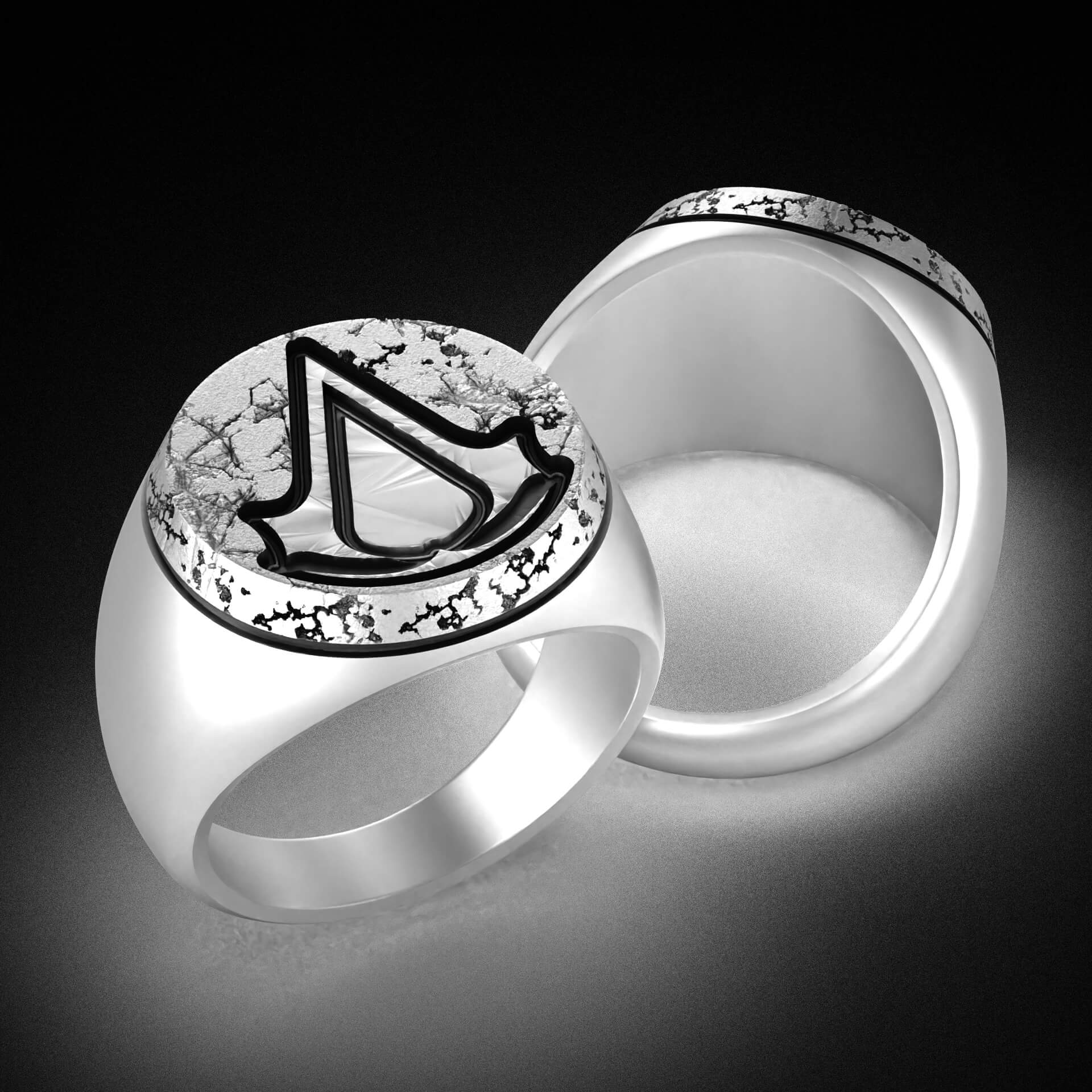 Ring R201 Assassins - 3D Print Model by Kickonster