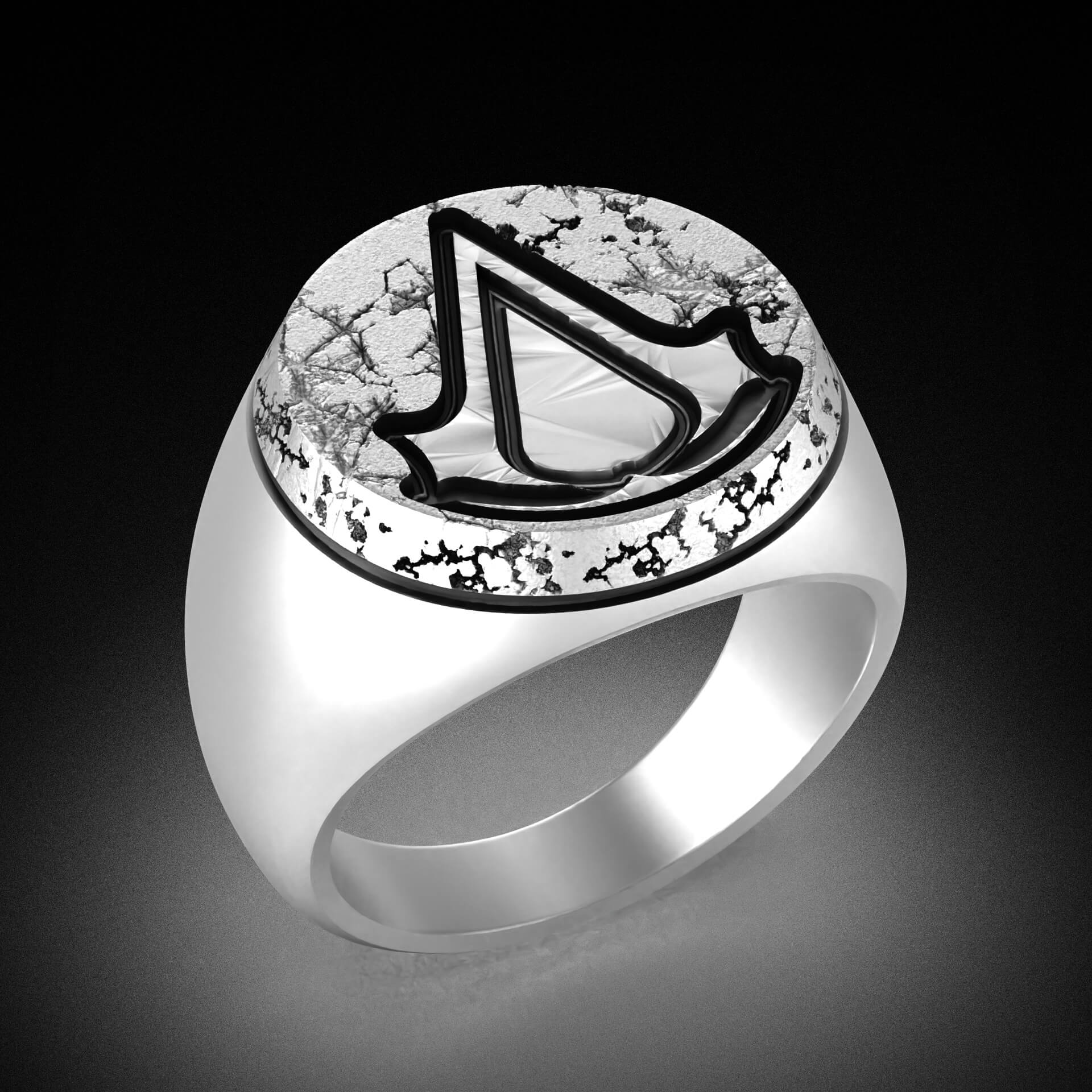 Ring R201 Assassins - 3D Print Model by Kickonster