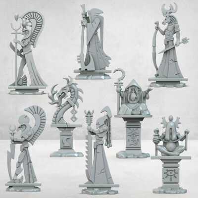 Totems Elf Shrine - 3D Model by Kickonster