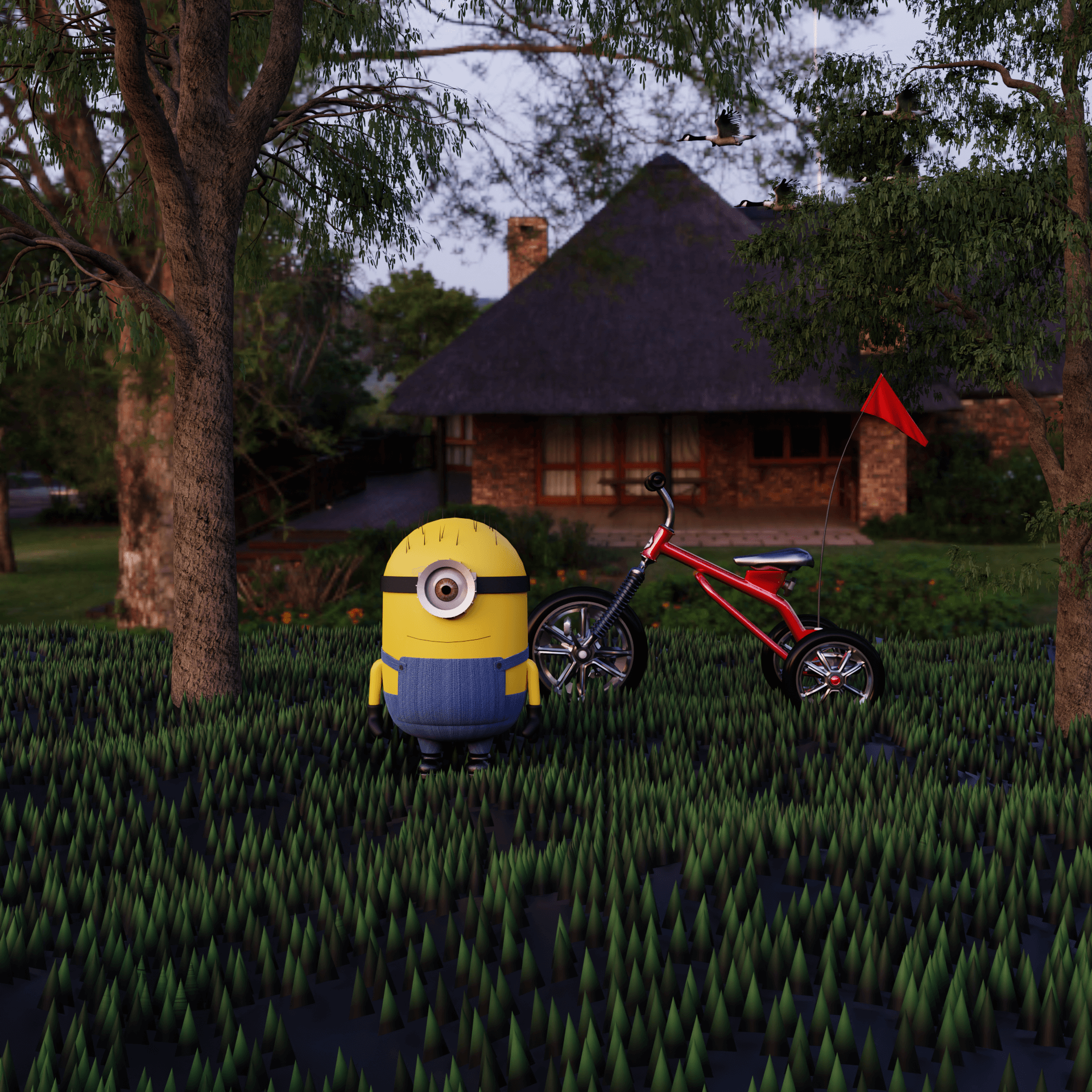minions 3D Render | RenderHub Gallery