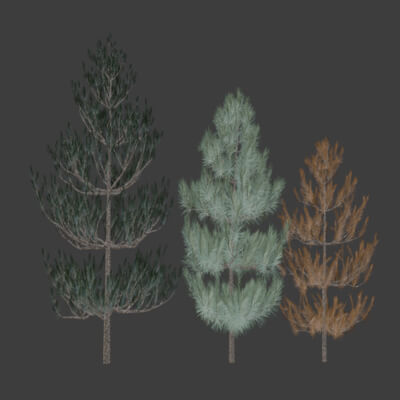 Pine Trees XL - 3D Model by KillzoneLabs