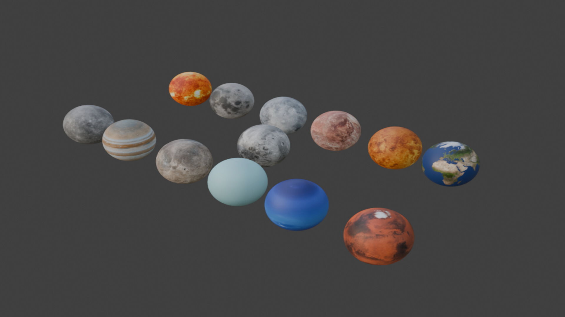 Realistic Planets - 3D Model by KillzoneLabs
