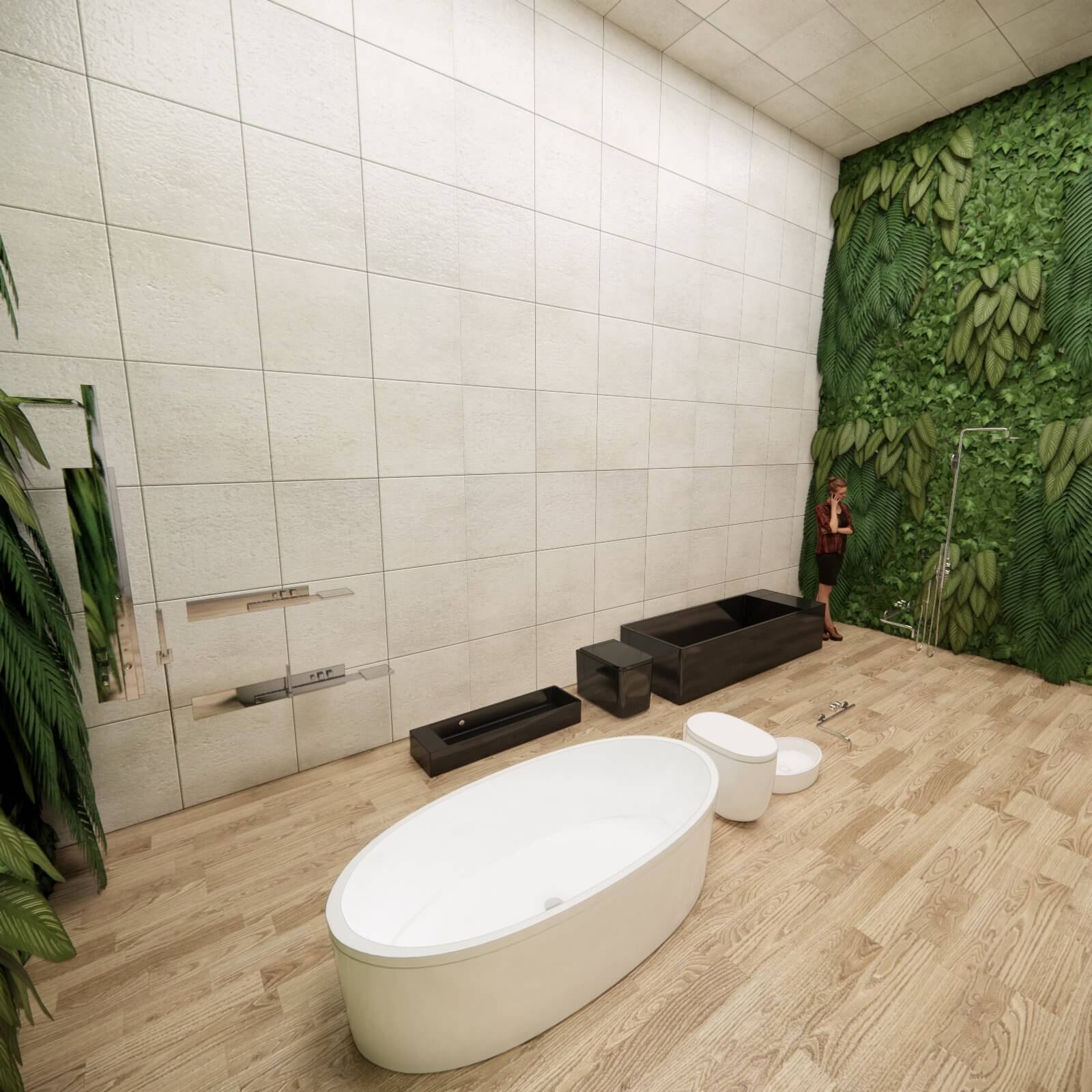 Bathroom Set 19 - Free 3D Model by kimlong070809