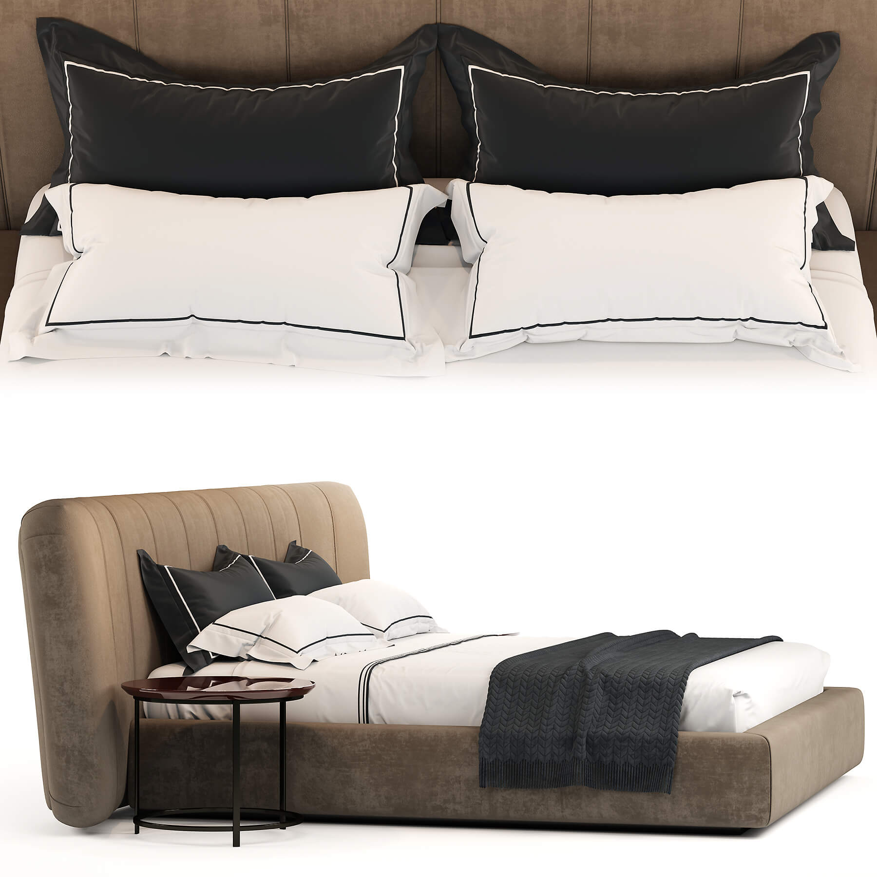 Casamilano Royale Stripe Bed - 3D Model by kinetokor