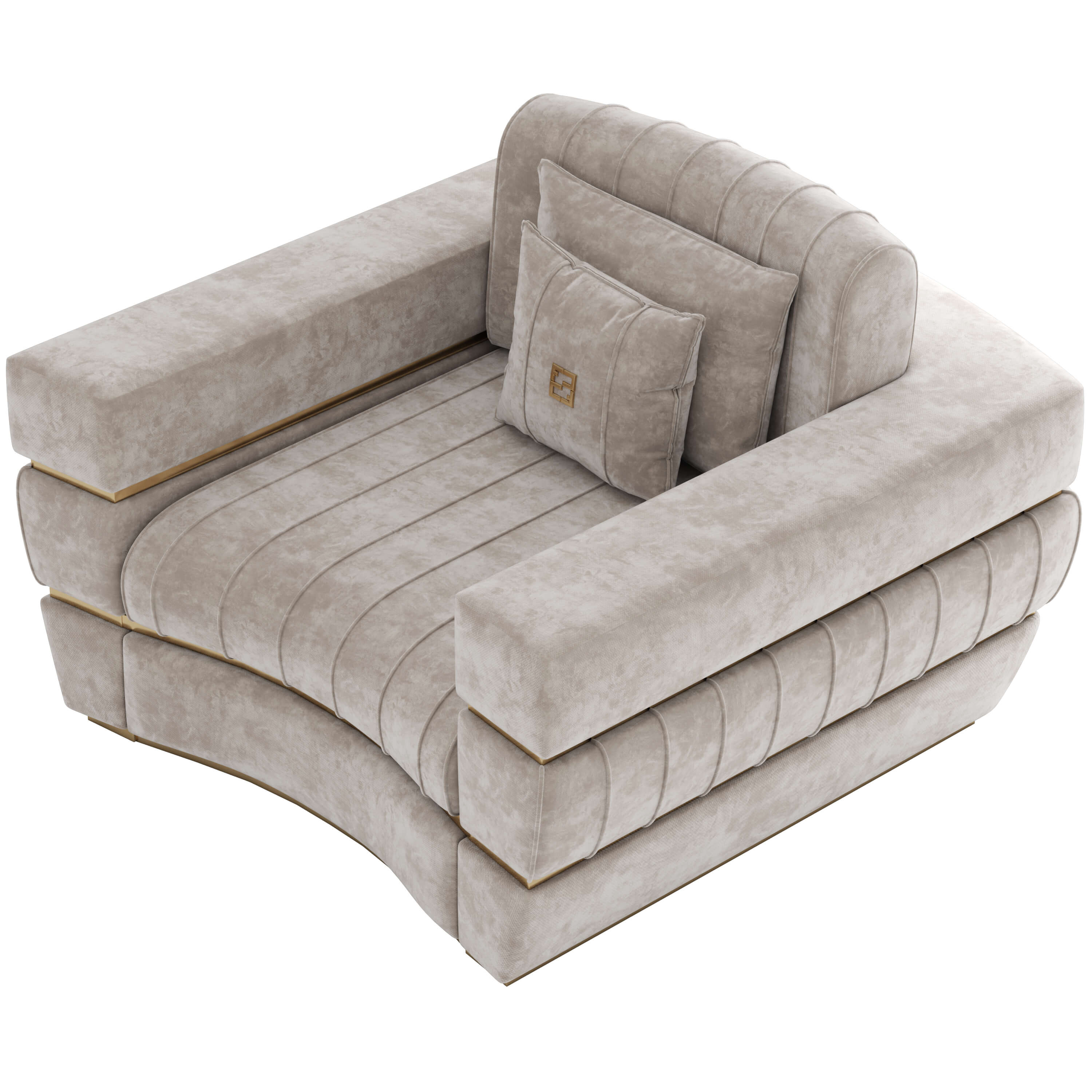 Fertini Casa Luxury Signature Armchair - 3D Model by kinetokor