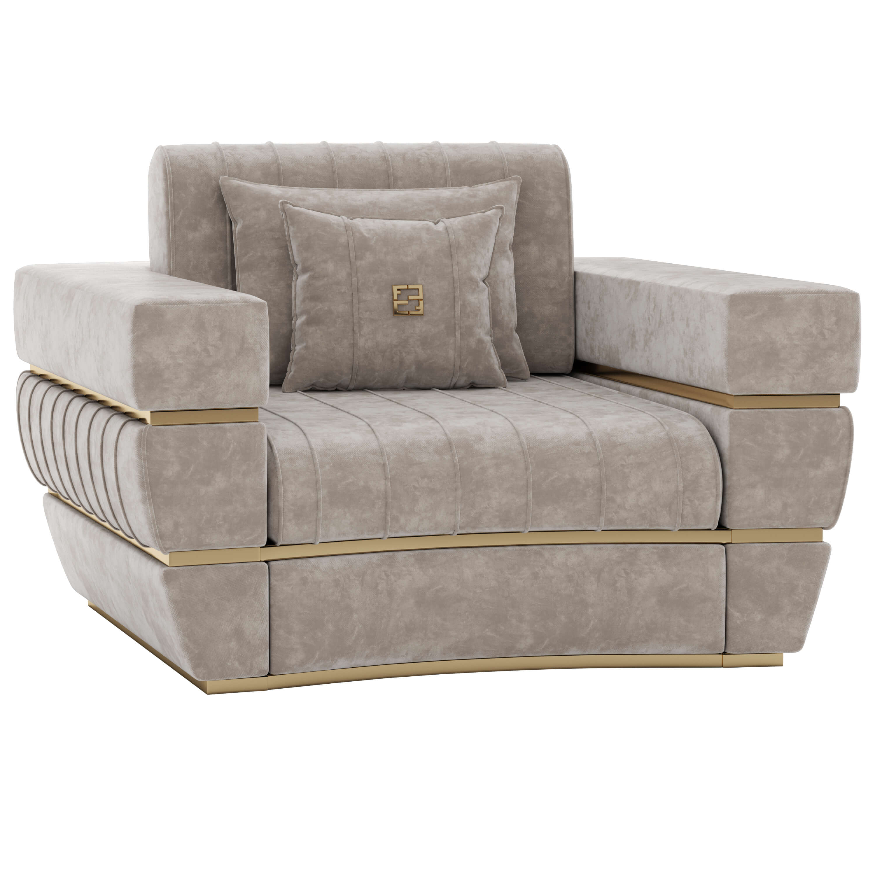 Fertini Casa Luxury Signature Armchair - 3D Model by kinetokor