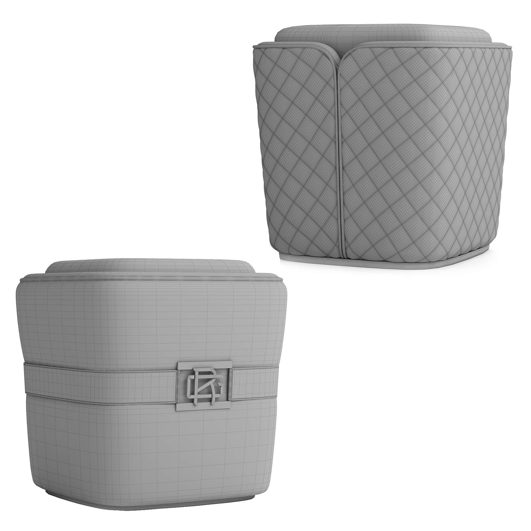 Leto Pouf by Reiggi - 3D Model by kinetokor