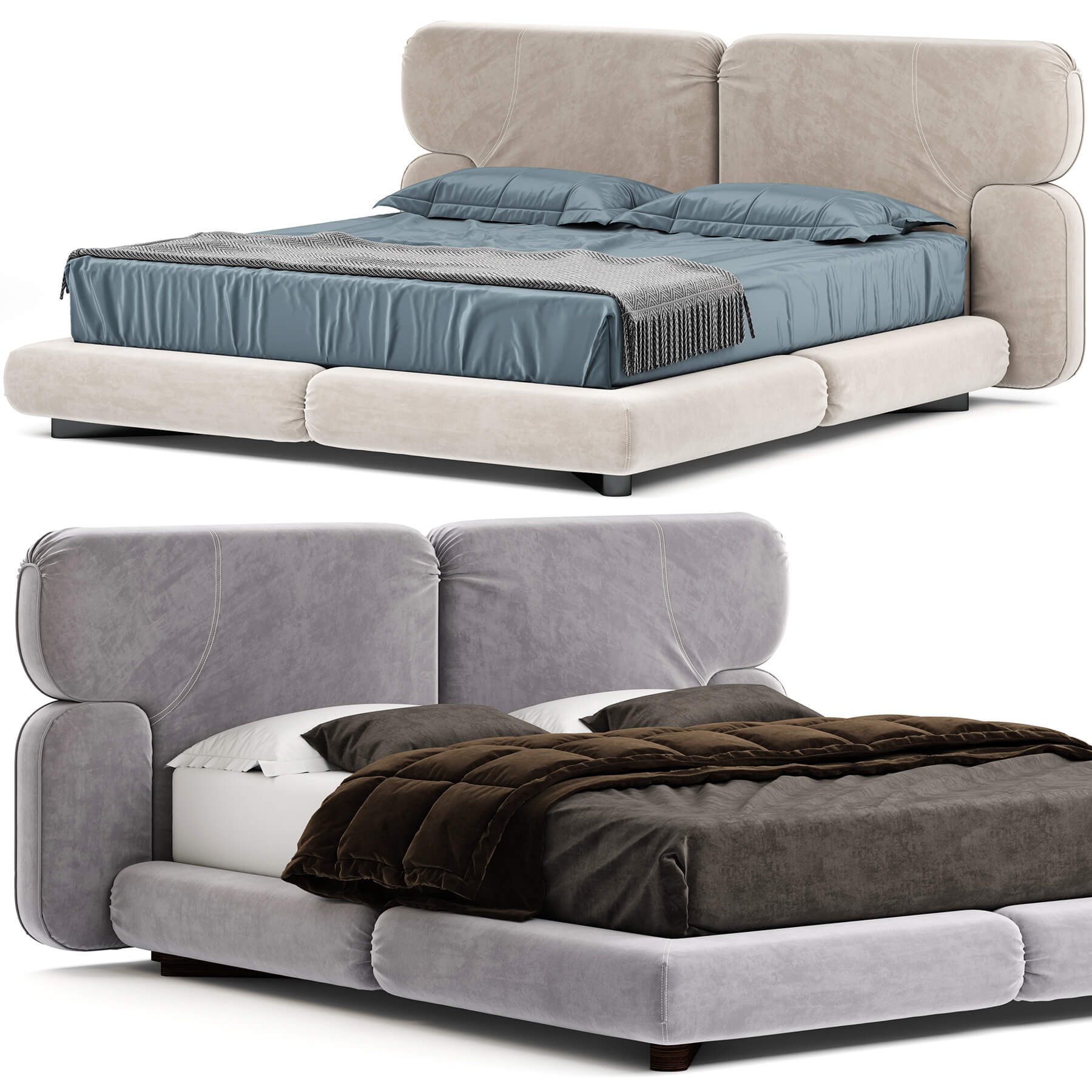 Mami Bed by Hessentia Cornelio Cappellini - 3D Model by kinetokor