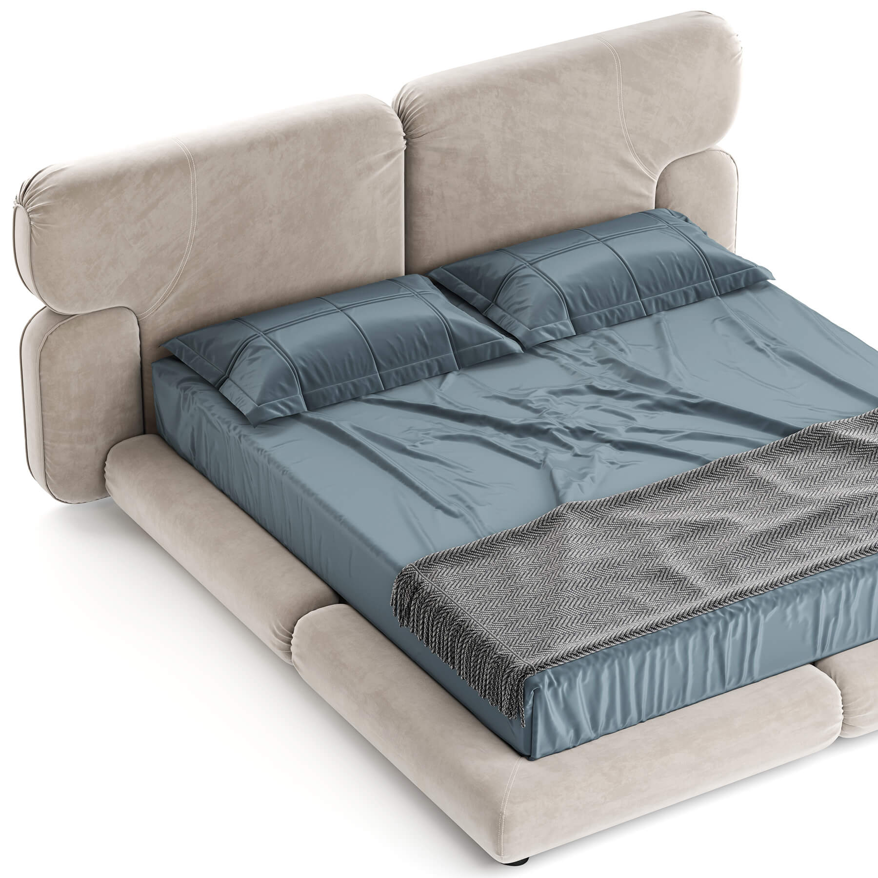 Mami Bed by Hessentia Cornelio Cappellini - 3D Model by kinetokor