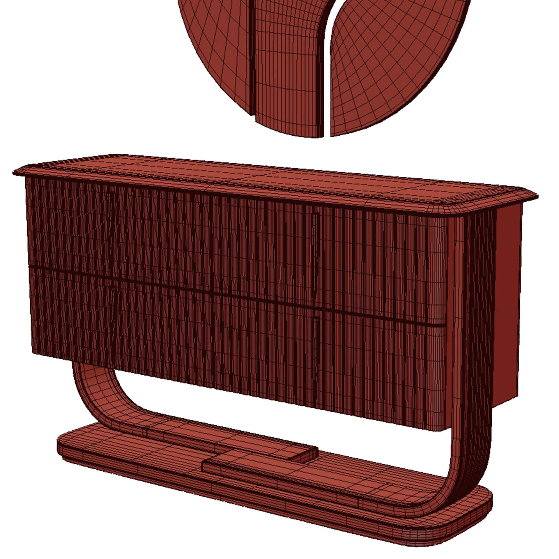 Saber Jewels Crystal Chest of Drawers - 3D Model by kinetokor