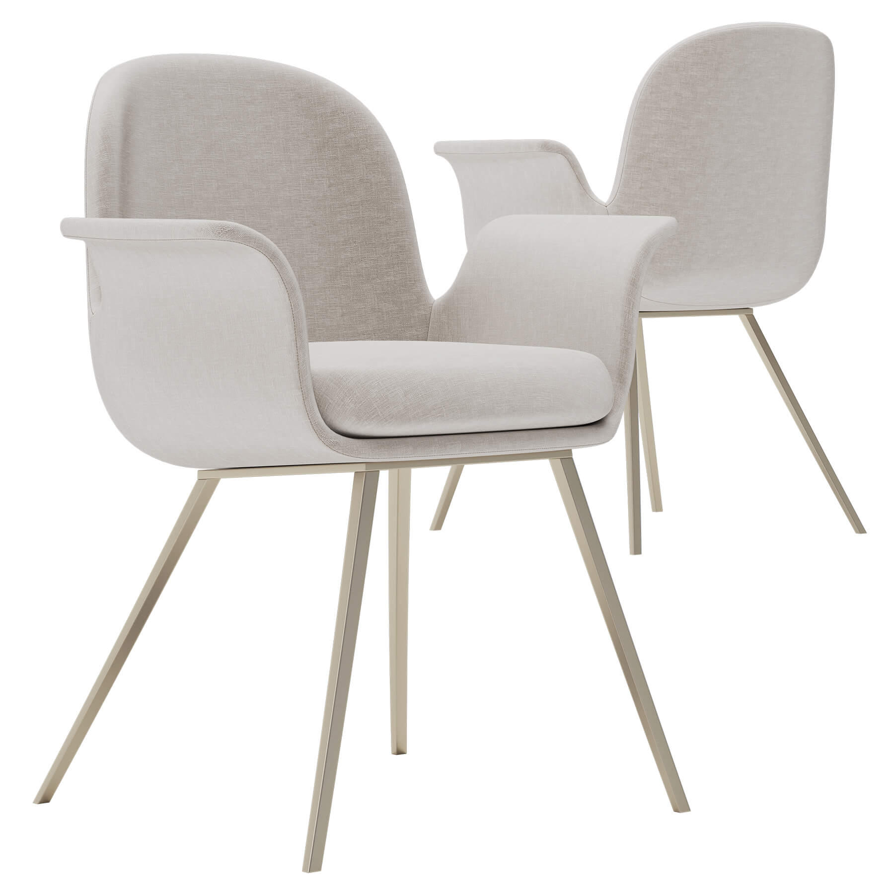 Turri Soul Dining Chair - 3D Model by kinetokor