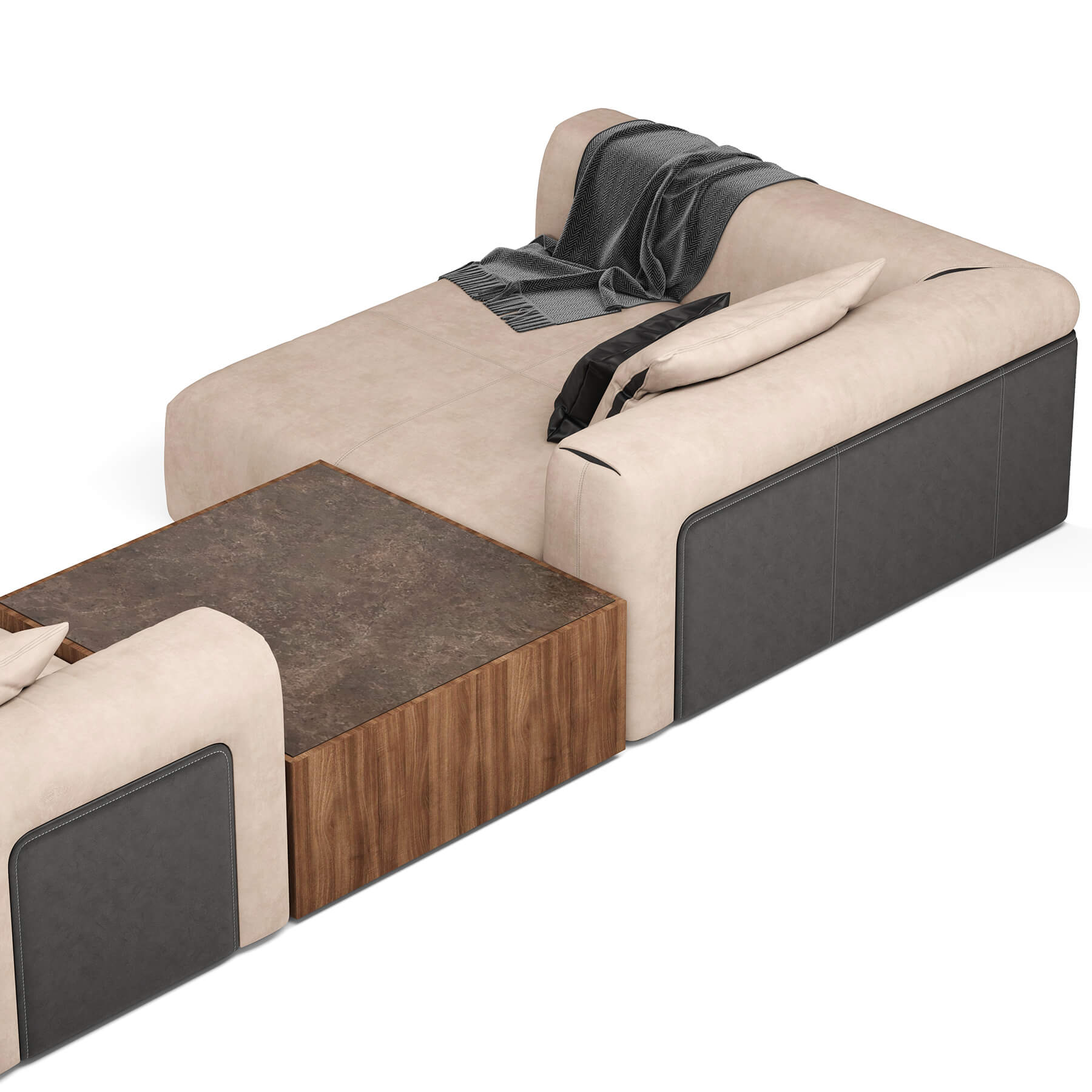 Turri Soul Modular Sofa - 3D Model by kinetokor