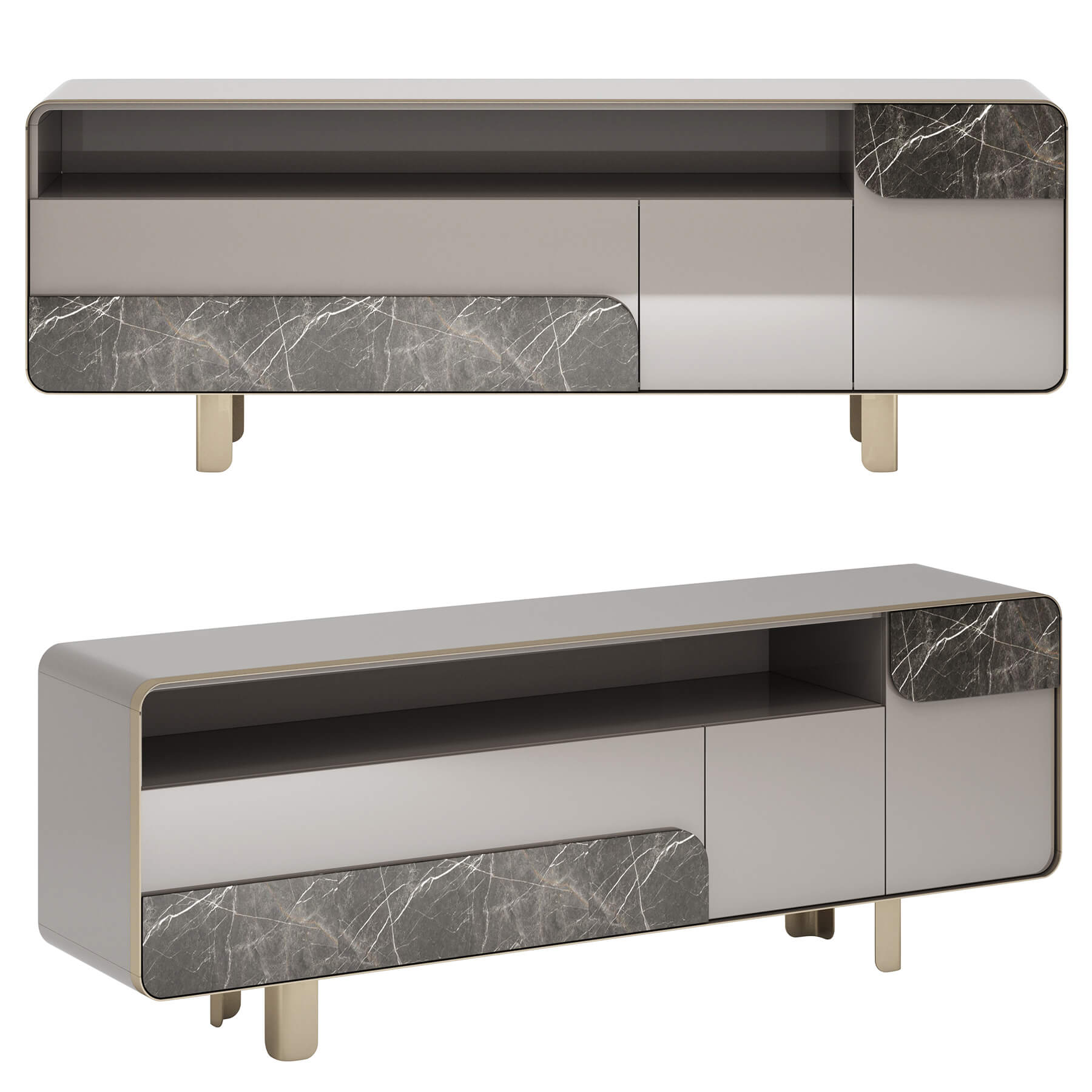 Turri Soul Sideboard - 3D Model by kinetokor