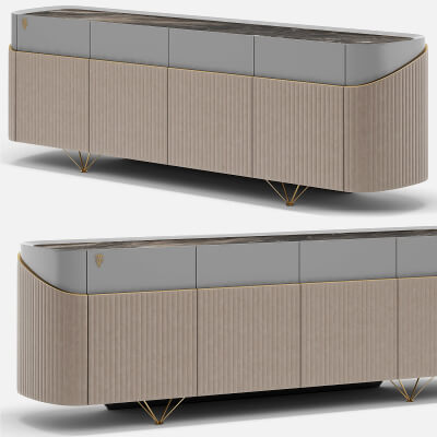 Visionnaire Majestic Cabinet - 3D Model by kinetokor