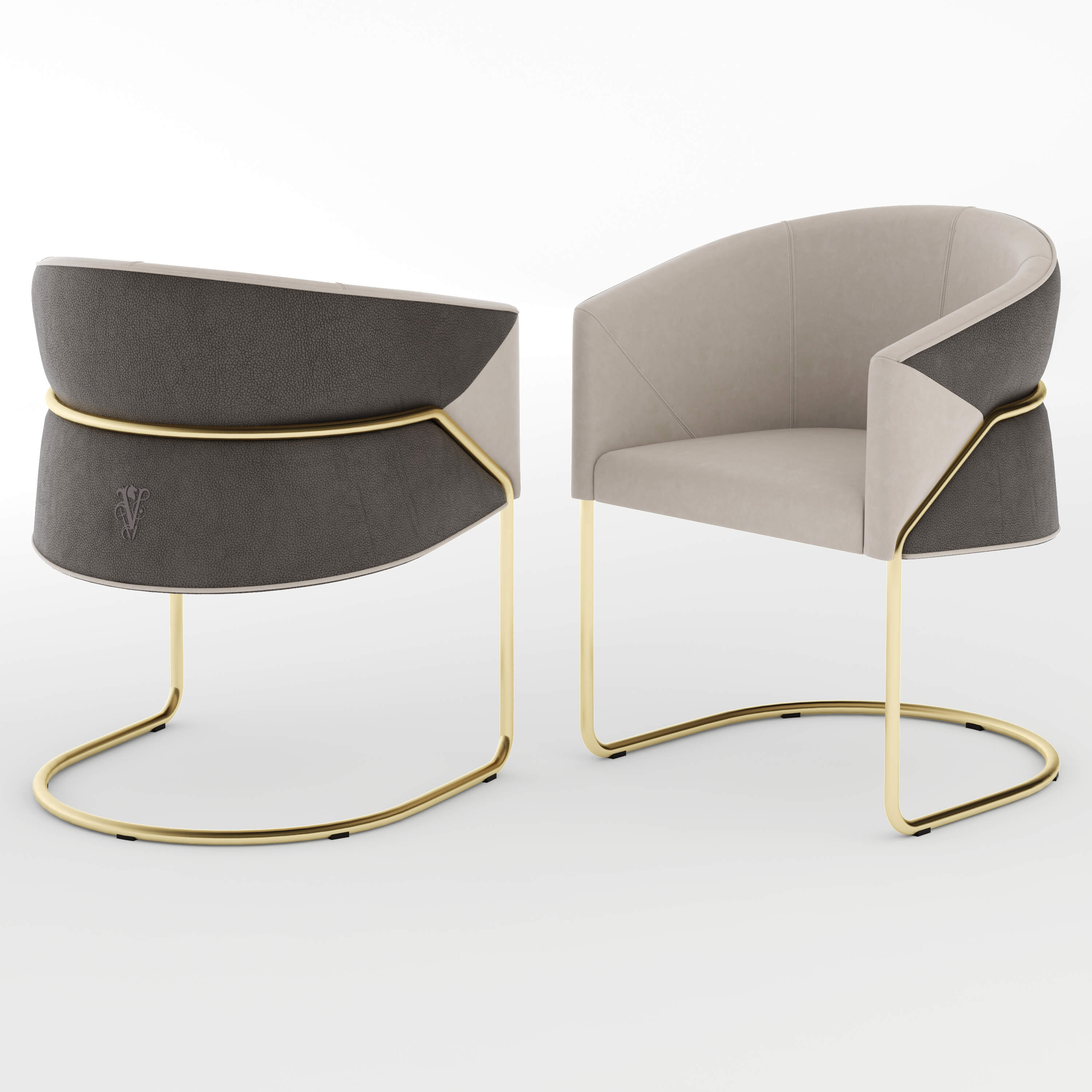 Visionnaire Morgan-Bonnie Starlight Dining Set 3D Model by kinetokor